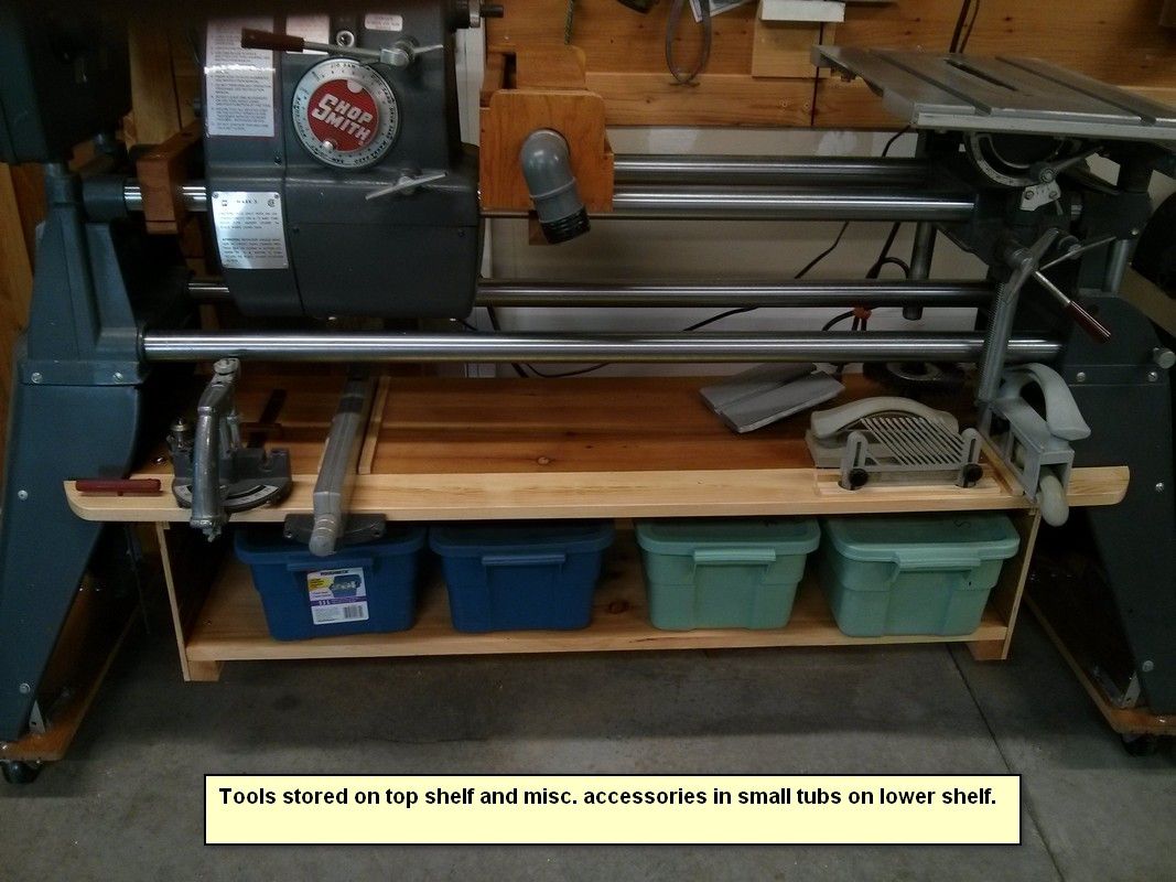 Build an Accessory Shelf for a ShopSmith Mark V : 4 Steps - Instructables
