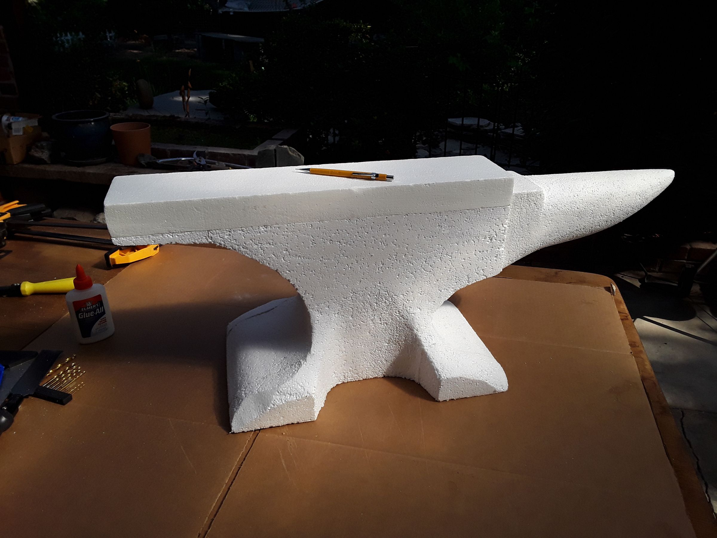 ACME Anvil Prop From Recycled Styrofoam : 6 Steps (with Pictures ...