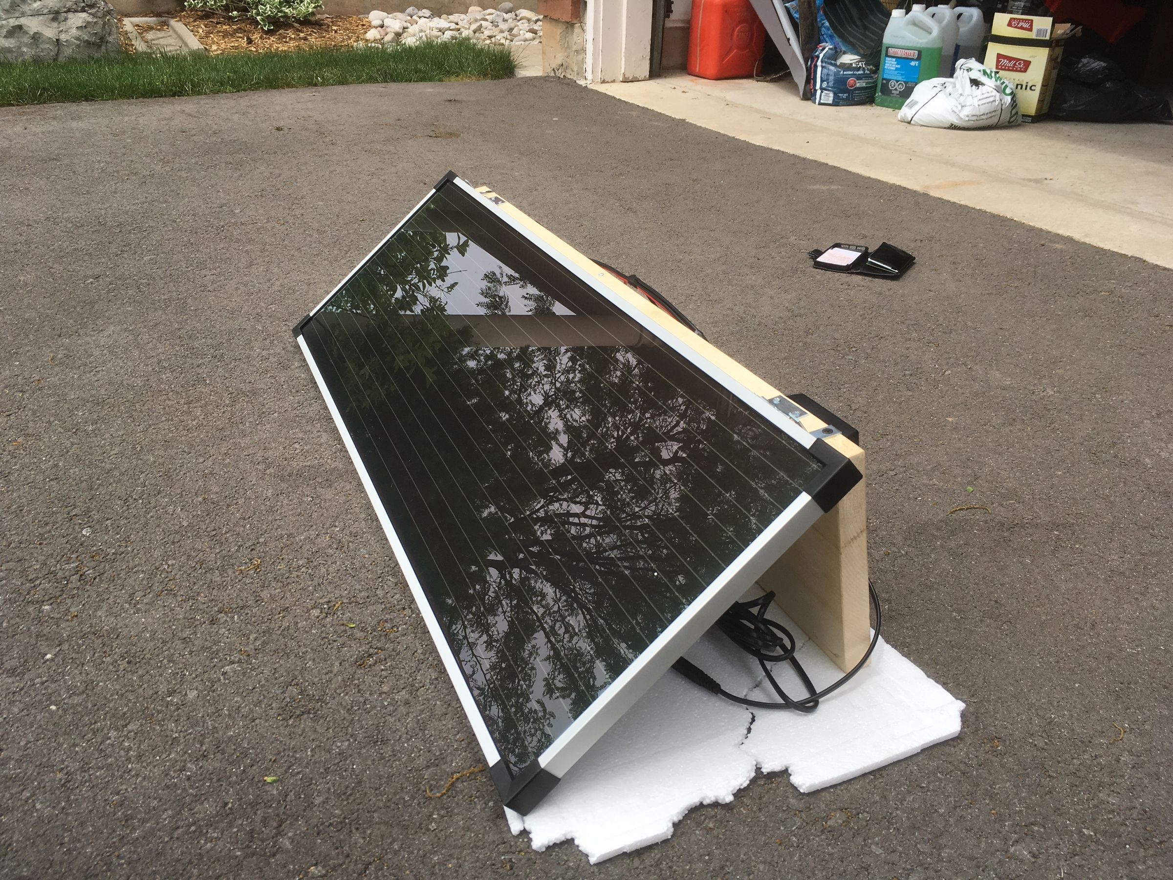 Portable Low Cost DIY Solar Panel Setup : 4 Steps (with Pictures ...