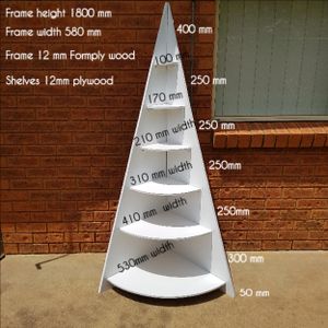 How to Make a Corner Christmas Tree Shelf : 7 Steps (with Pictures ...