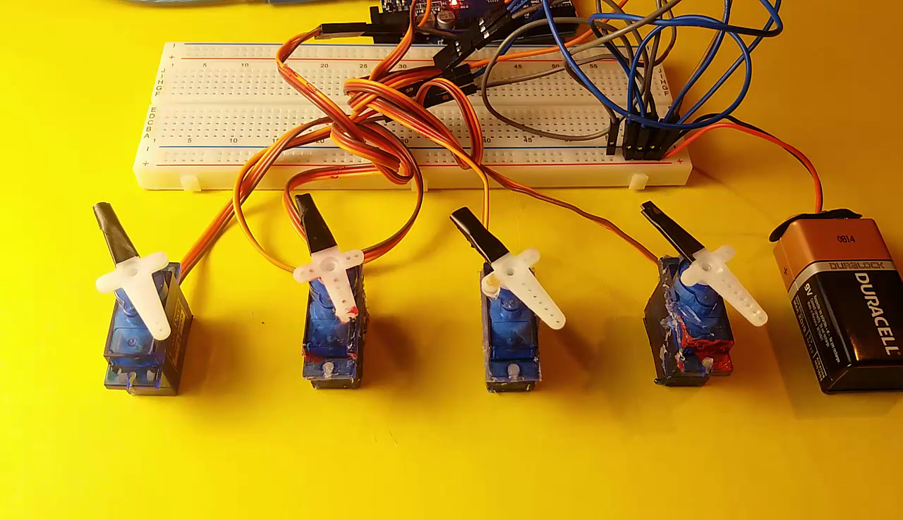 Arduino - Multiple Servo Control With Arduino : 3 Steps (with Pictures ...