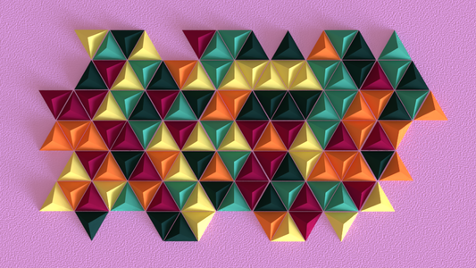 Abstract Origami Wall Decor : 7 Steps (with Pictures) - Instructables