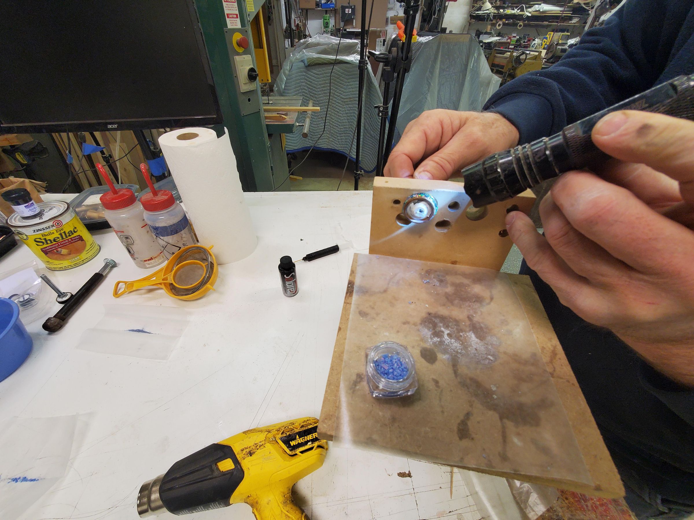 How to Inlay Opal in a Pre-Channeled Ring Using UV Resin : 25 Steps ...