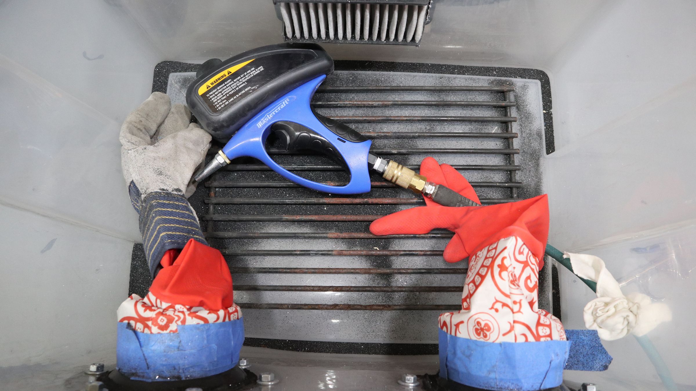 DIY Sandblasting Cabinet and Etching Glass : 4 Steps (with Pictures ...