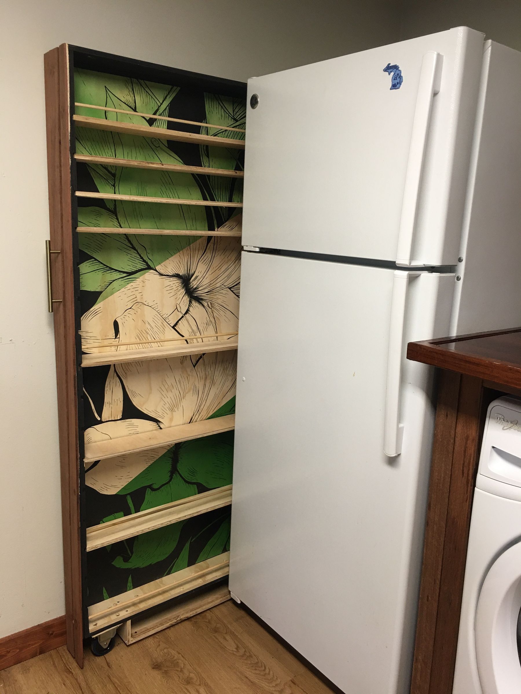 Slide Out Refrigerator Cabinet : 10 Steps (with Pictures) - Instructables