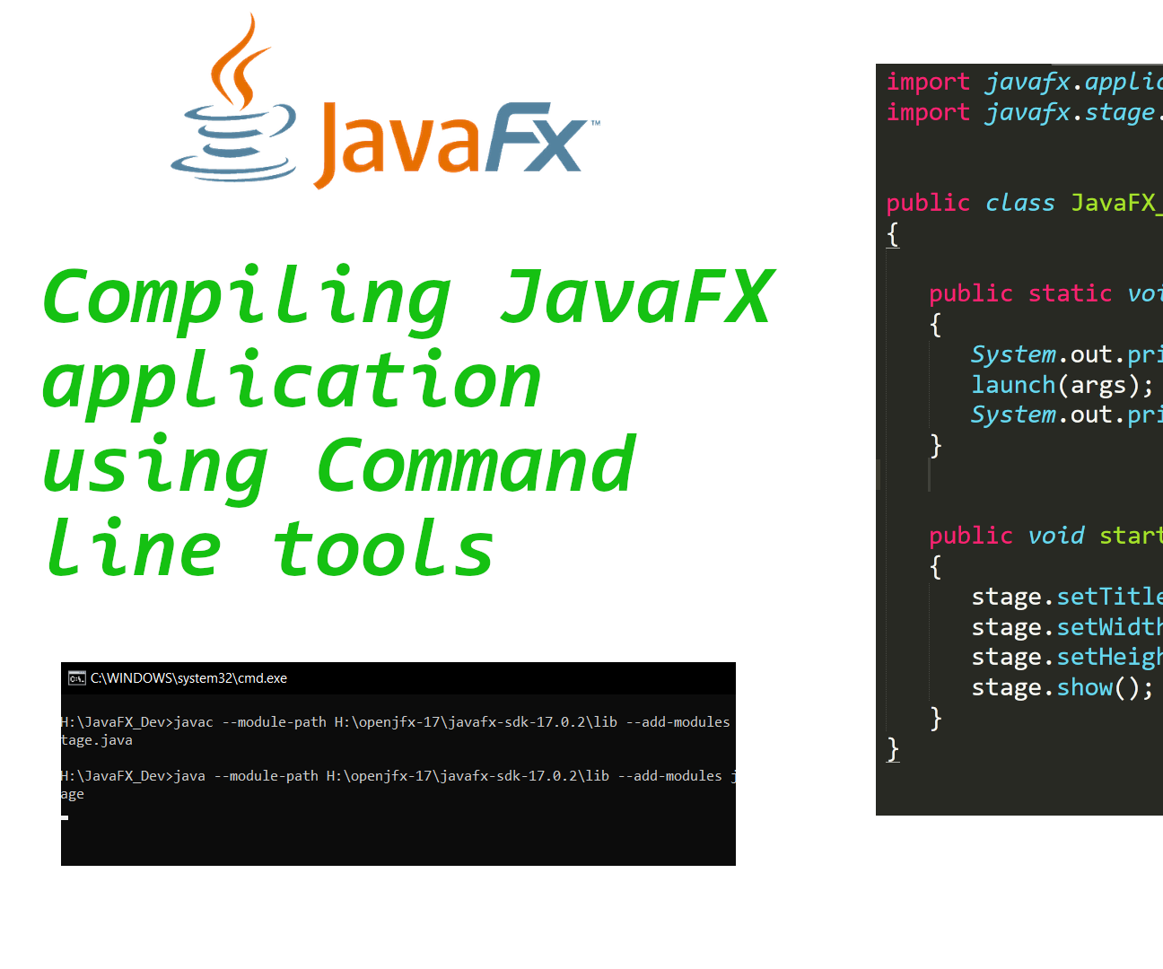 Compiling and Running a JavaFX Application on Command Line Using JDK : 3 Steps - Instructables