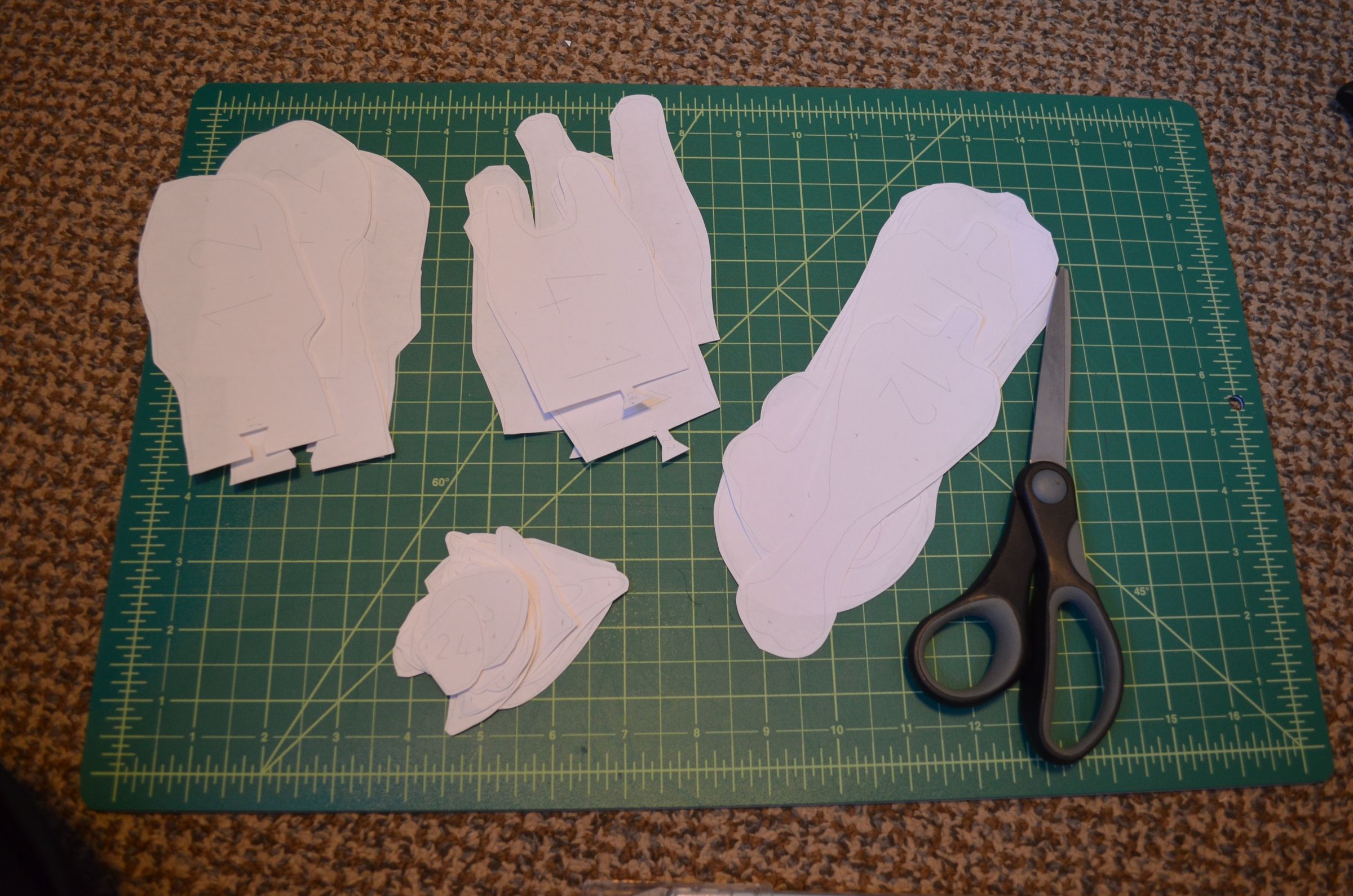 Cardboard Sphinx of Hatshepsut - 123D Make [hand-cut] : 11 Steps (with ...