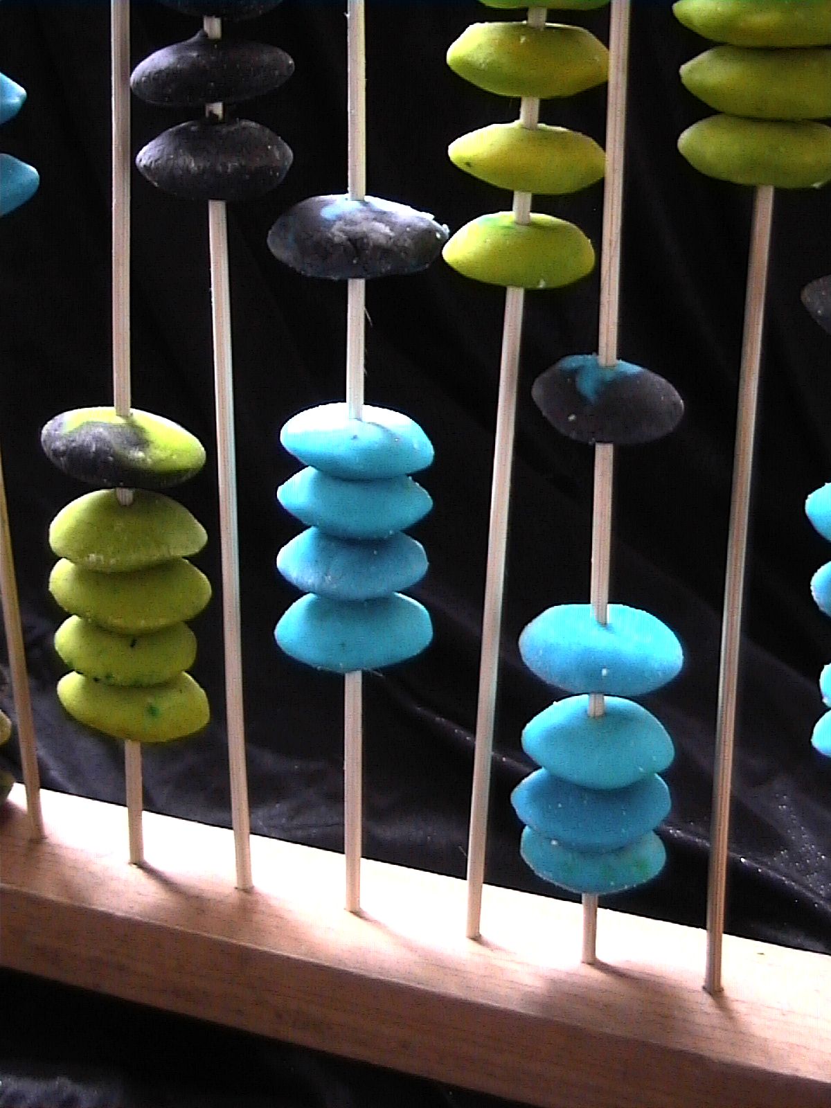 Make Cold Porcelain Clay Beads & Wooden Toy Abacus (Soroban) : 9 Steps ...
