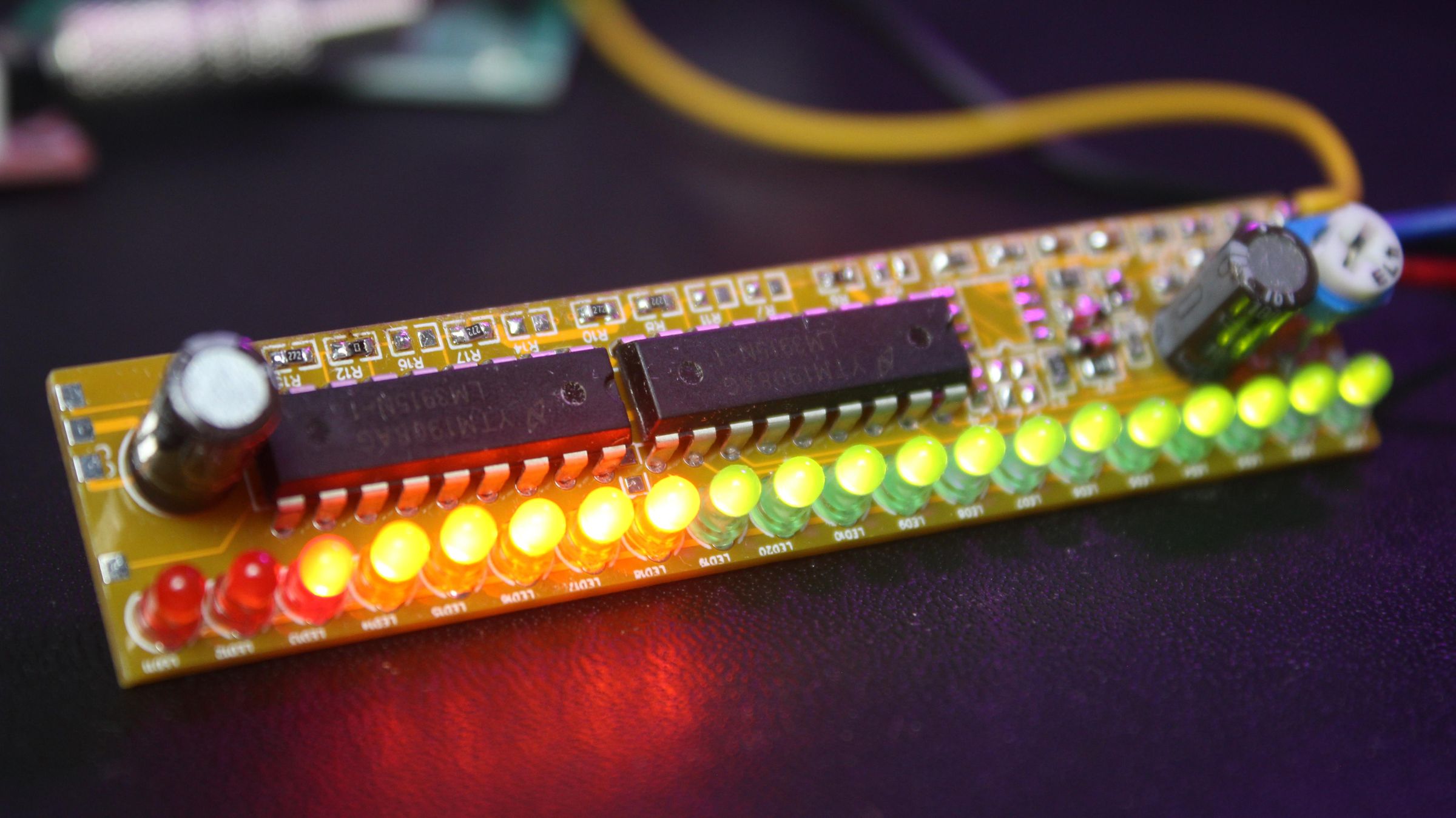 Led vu meter amplifier instruction
