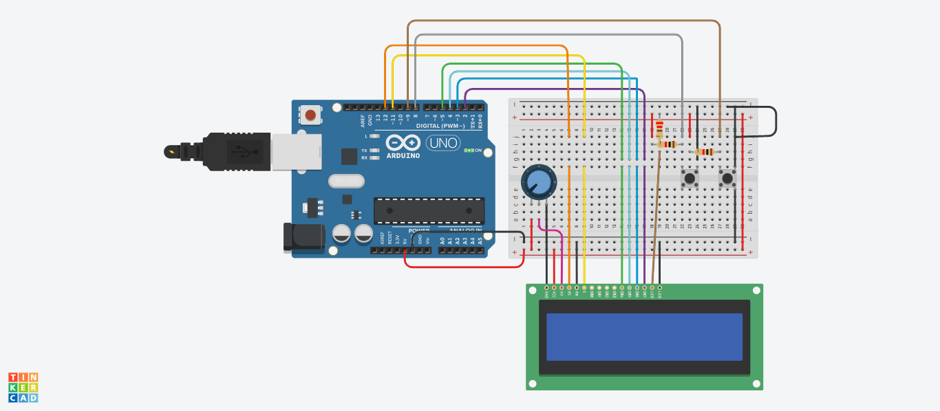 Reloj Digital Con Arduino Y LCD 16x2 : 6 Steps - Instructables