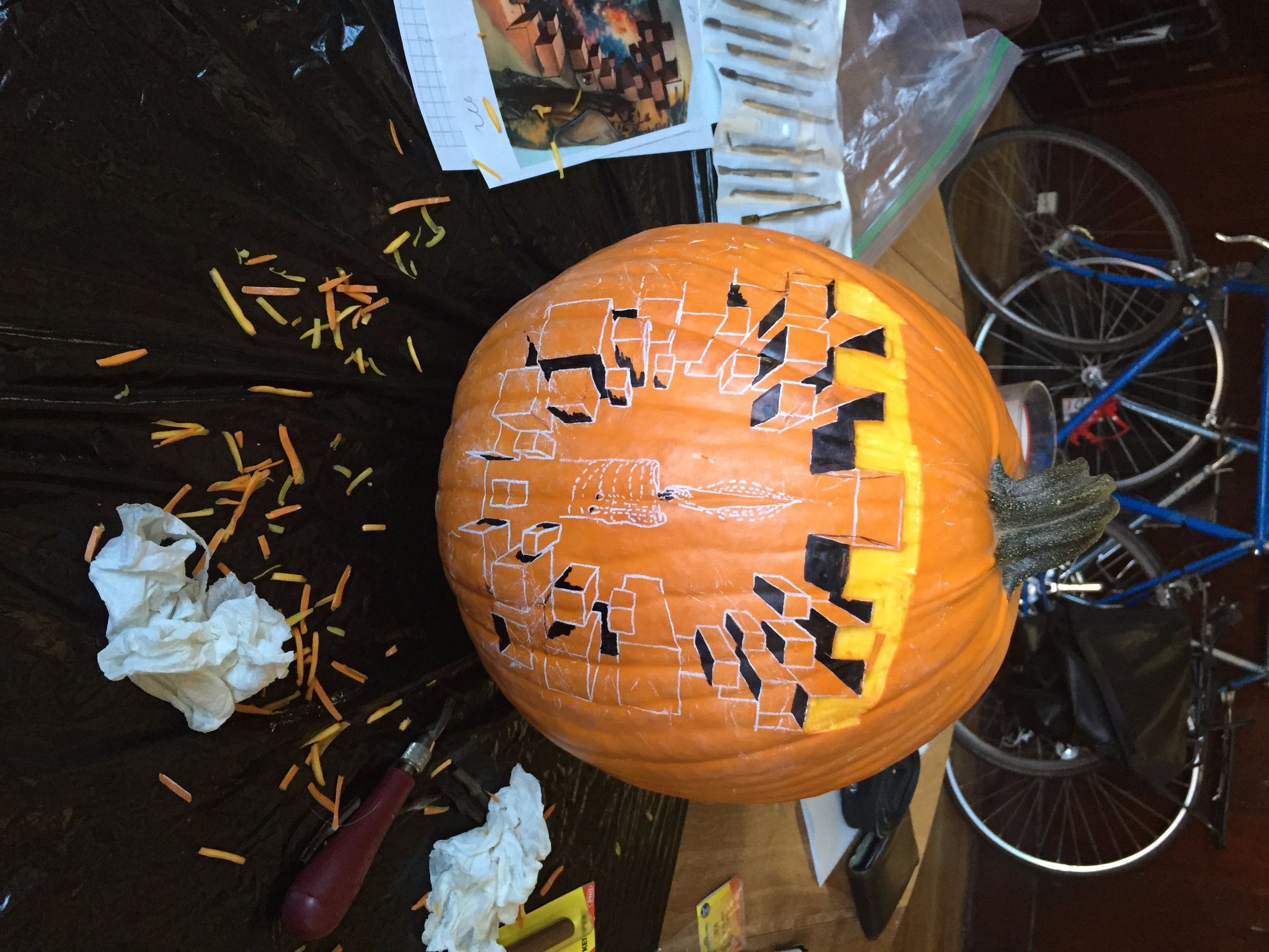 3D Optical Illusion Pumpkin Carving : 7 Steps (with Pictures ...
