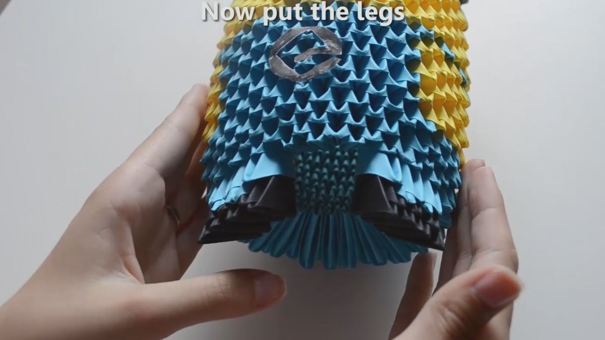 How to Make an Origami Minion | Birthday Gifts - 3D Toys | DIY Paper ...