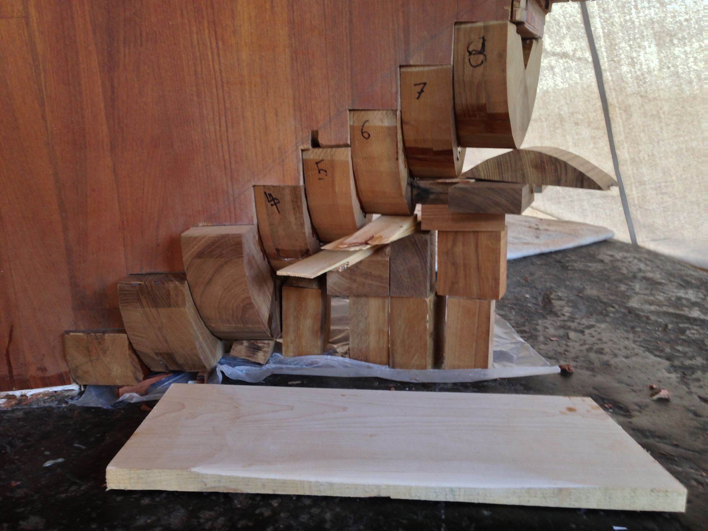 Inlayed Wood Scales on Spiral Staircase : 8 Steps (with Pictures ...