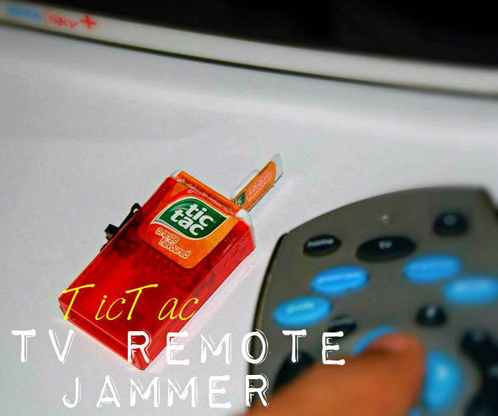 Tic-Tac TV Remote Jammer : 7 Steps (with Pictures) - Instructables