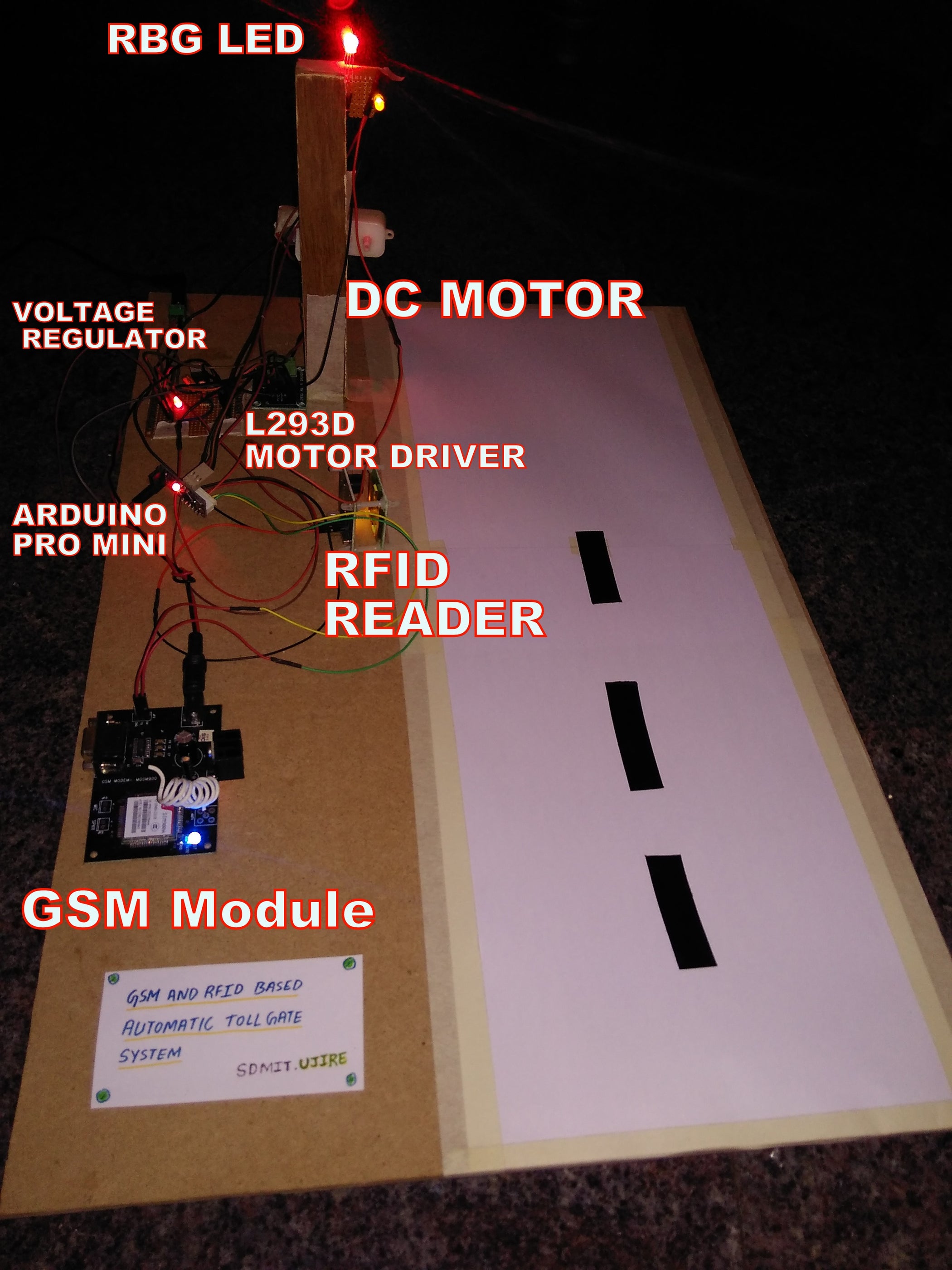 Prepaid Tollgate System Using Rfid Arduino And Gsm 3
