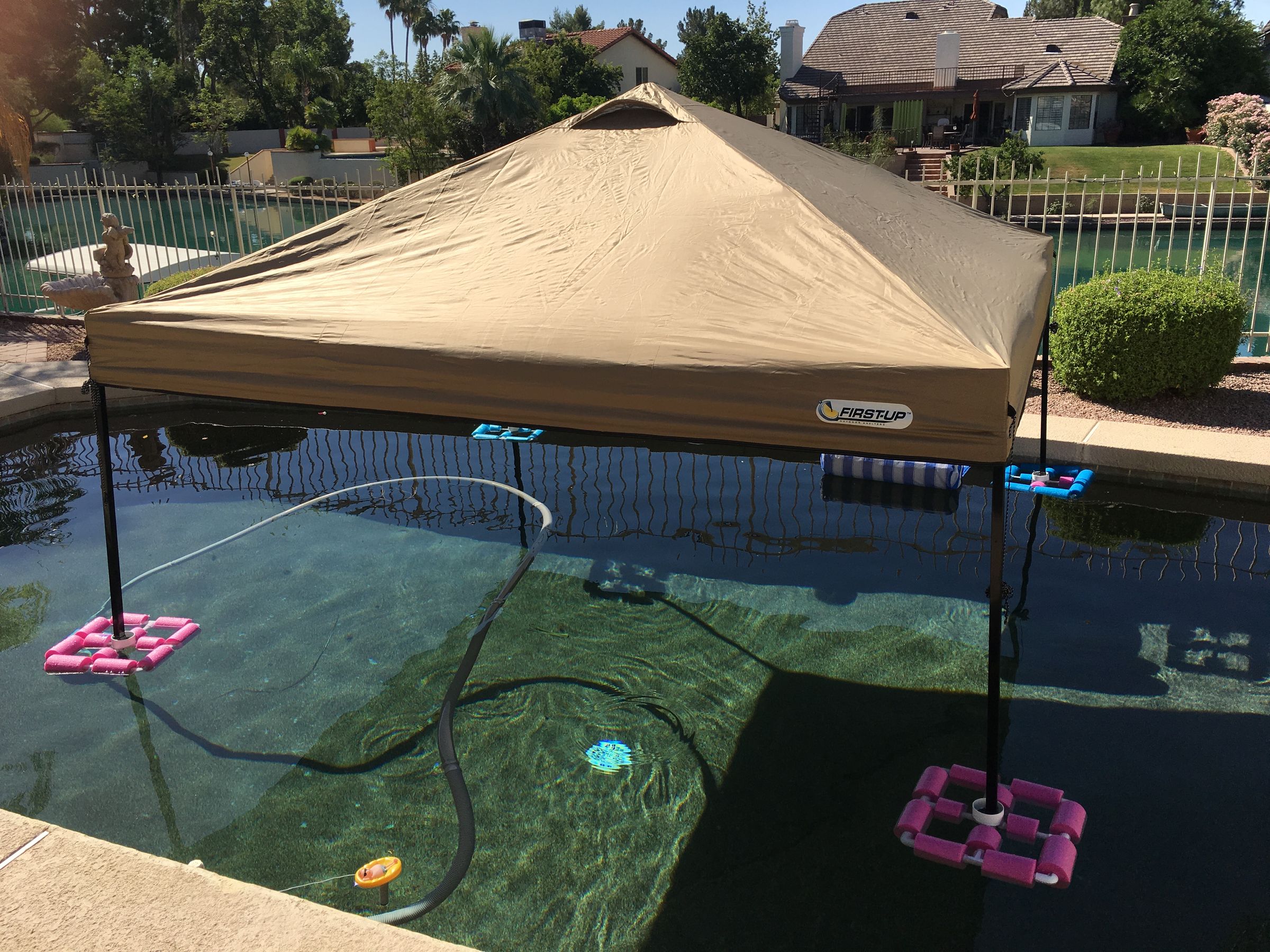 Canopy/Gazebo (also Known As a EZ-UP) Float for the Pool or Lake for ...