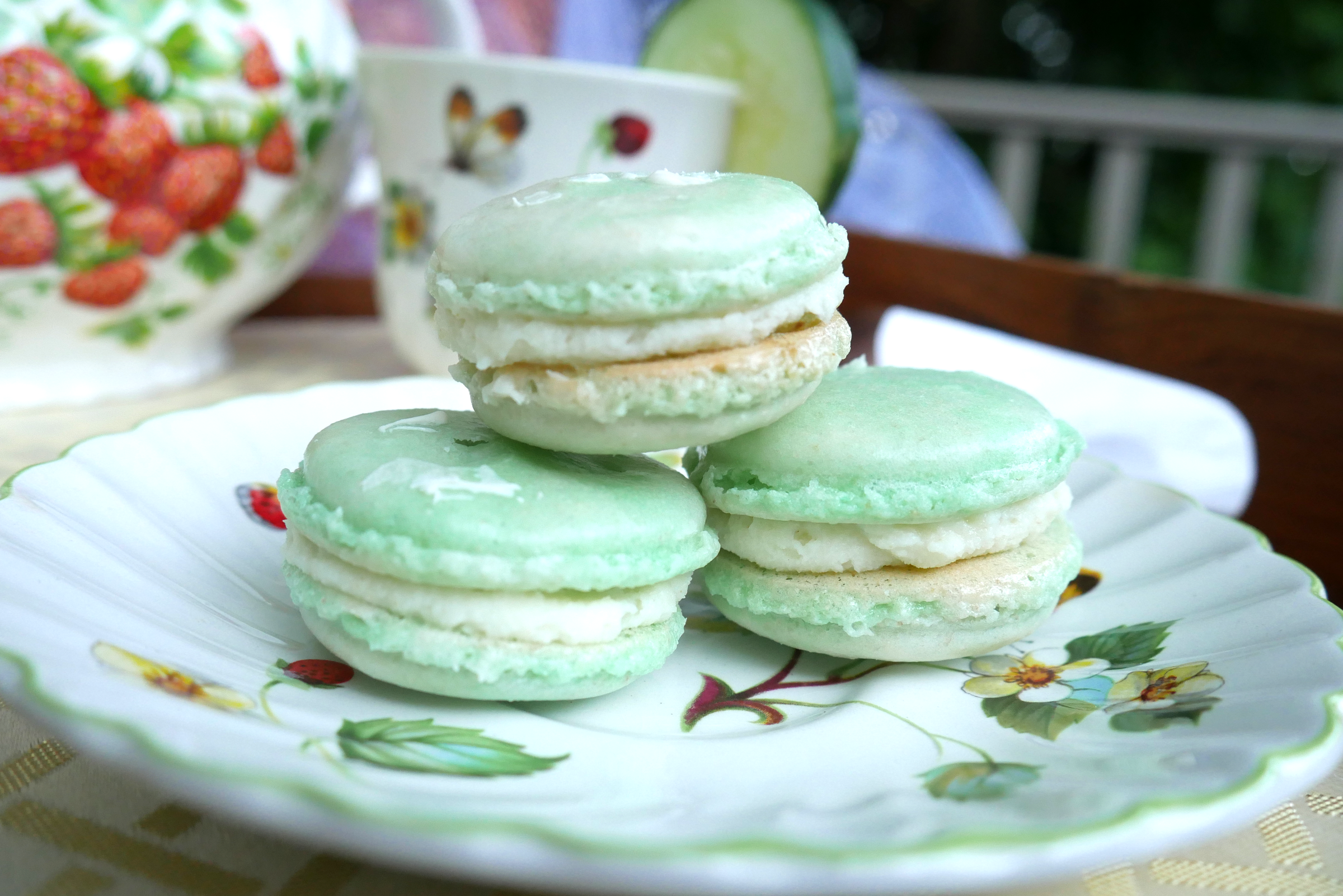 Ginger Ganache Macarons With Cucumber Lemon Curd : 4 Steps (with ...