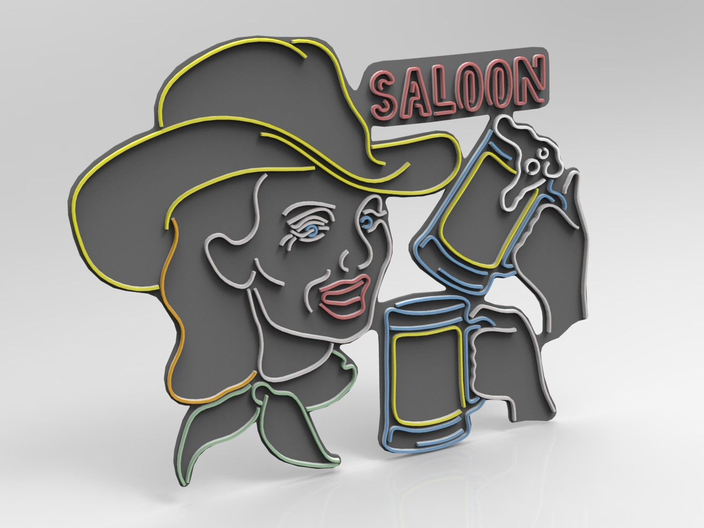 How to Make an Old-school Neon Street Sign : 15 Steps (with Pictures ...