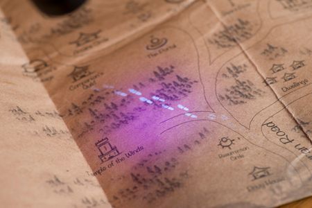 Custom Marauder's Map Variation With Disappearing Footprints : 10 Steps ...