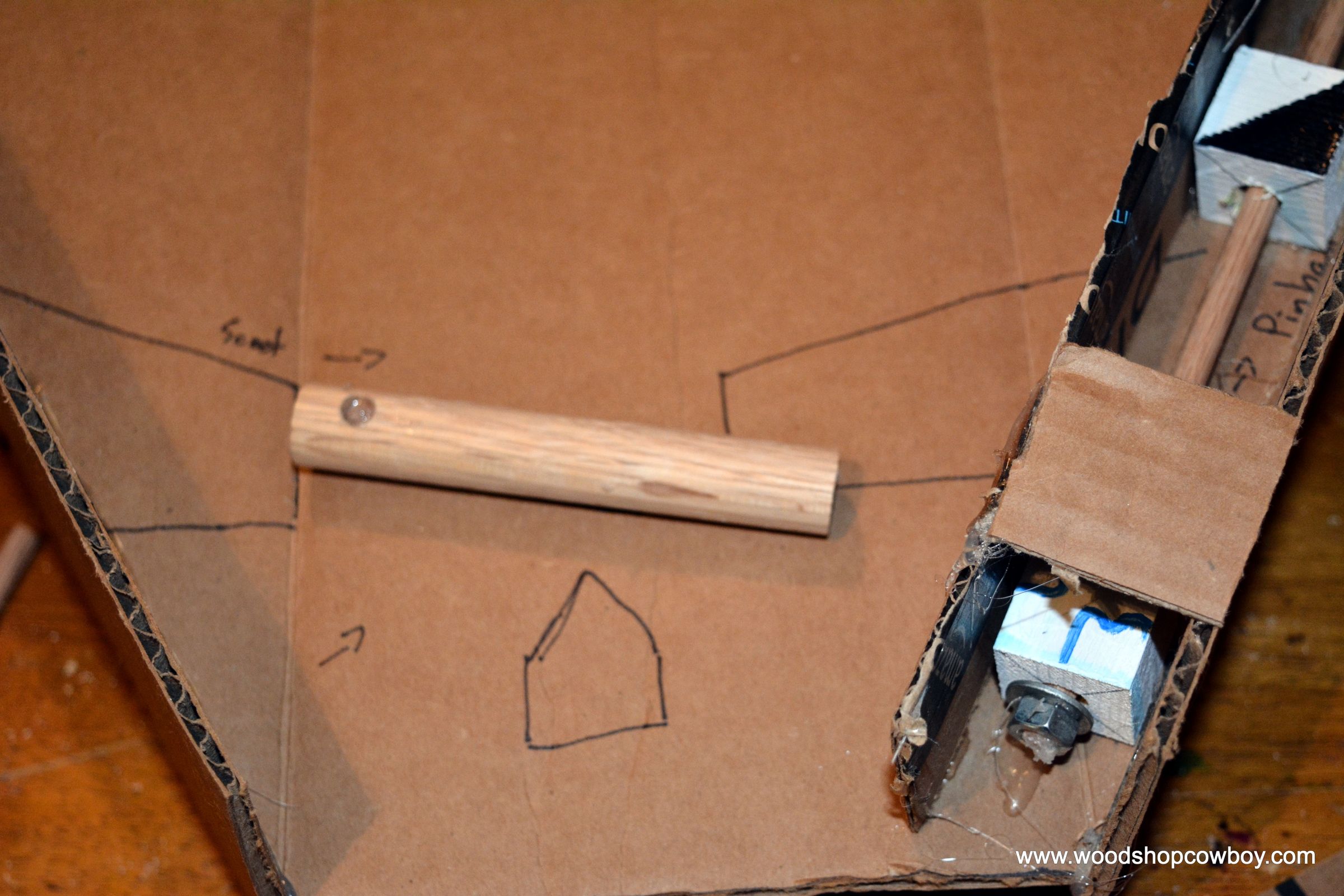 DIY Cardboard Pinball W/ Flipper & Launcher : 9 Steps (with Pictures ...