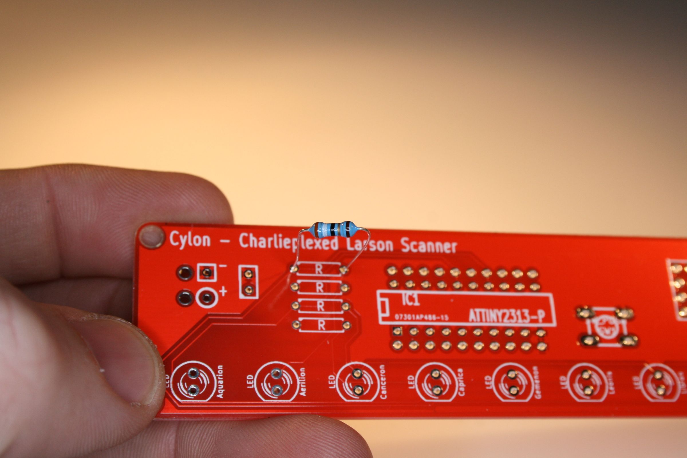 The Cylon - Larson Scanner Kit - With Charlieplexing! : 9 Steps (with ...