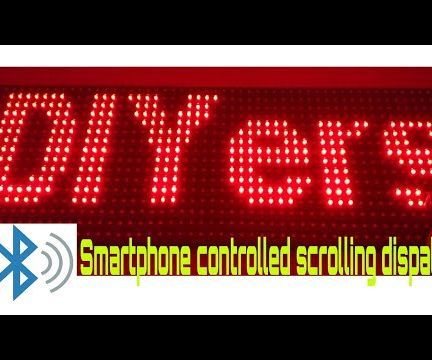 How to Make Scrolling Display Using Arduino and Bluetooth : 4 Steps ...