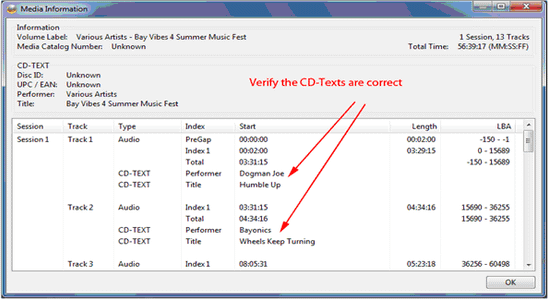 How to Add/update CD-Text on Audio CD : 10 Steps - Instructables
