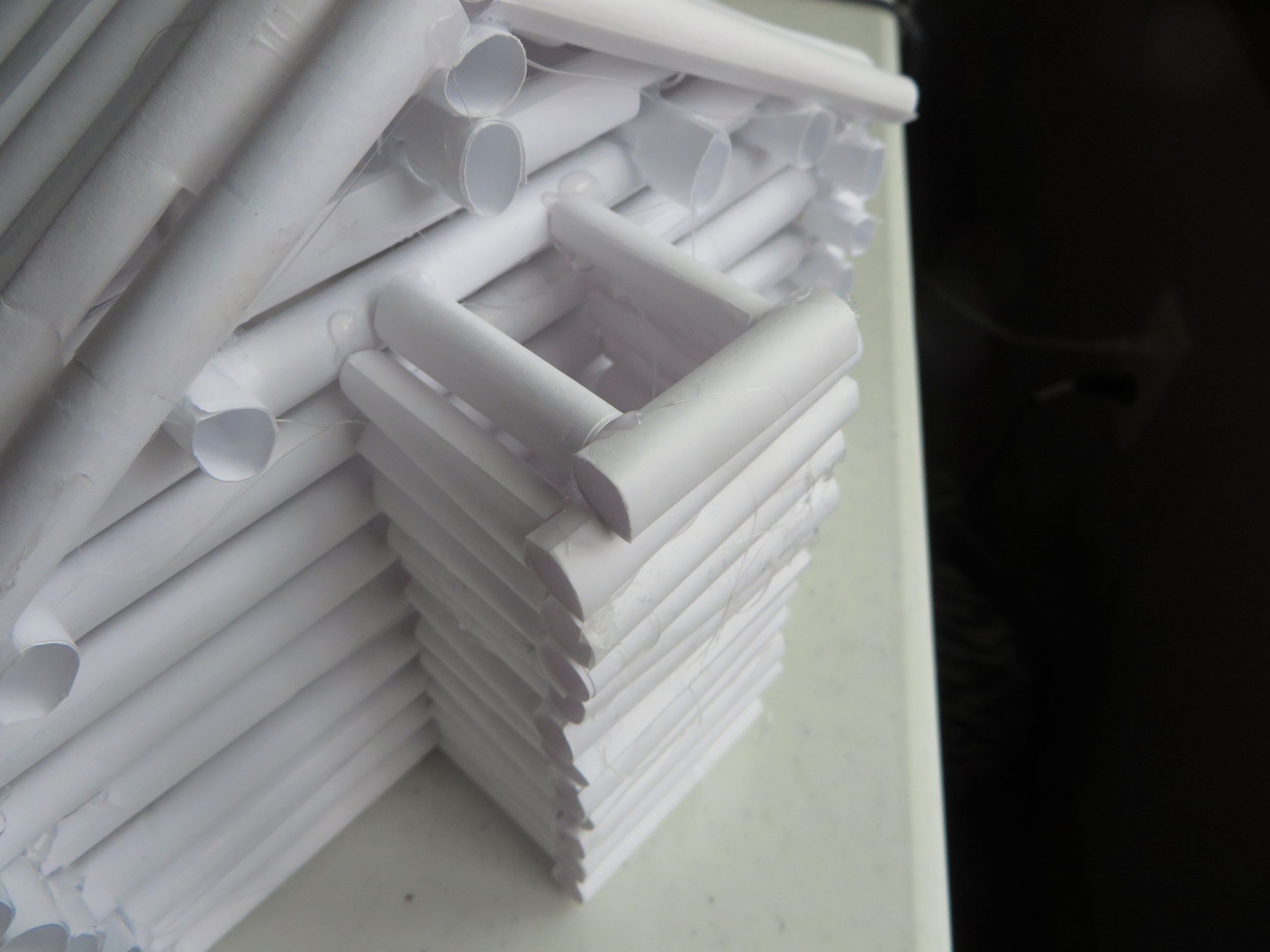 Log Cabin Made With Paper : 12 Steps (with Pictures) - Instructables