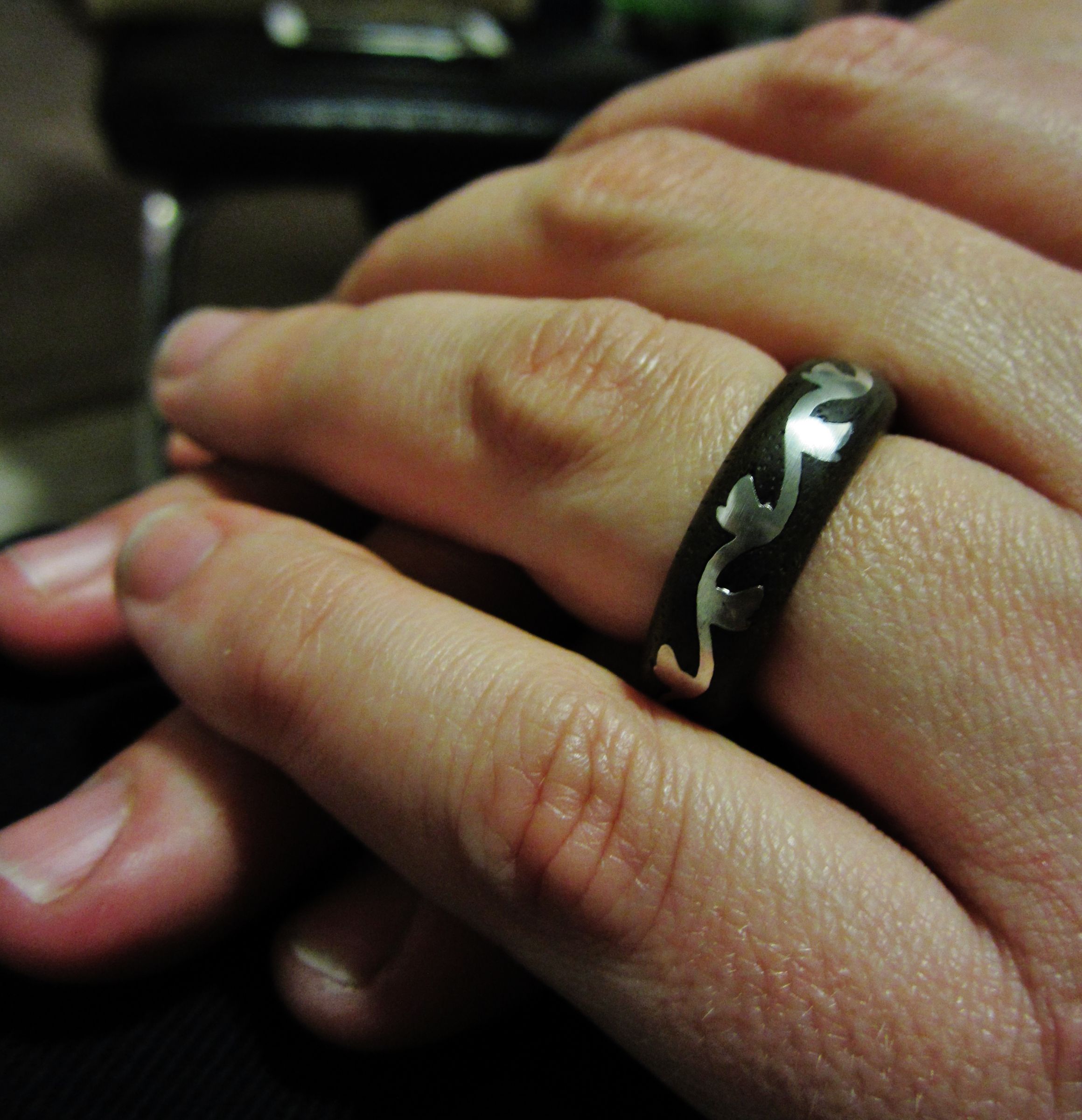 Cast Metal Inlay Into a Wooden Ring : 4 Steps (with Pictures ...