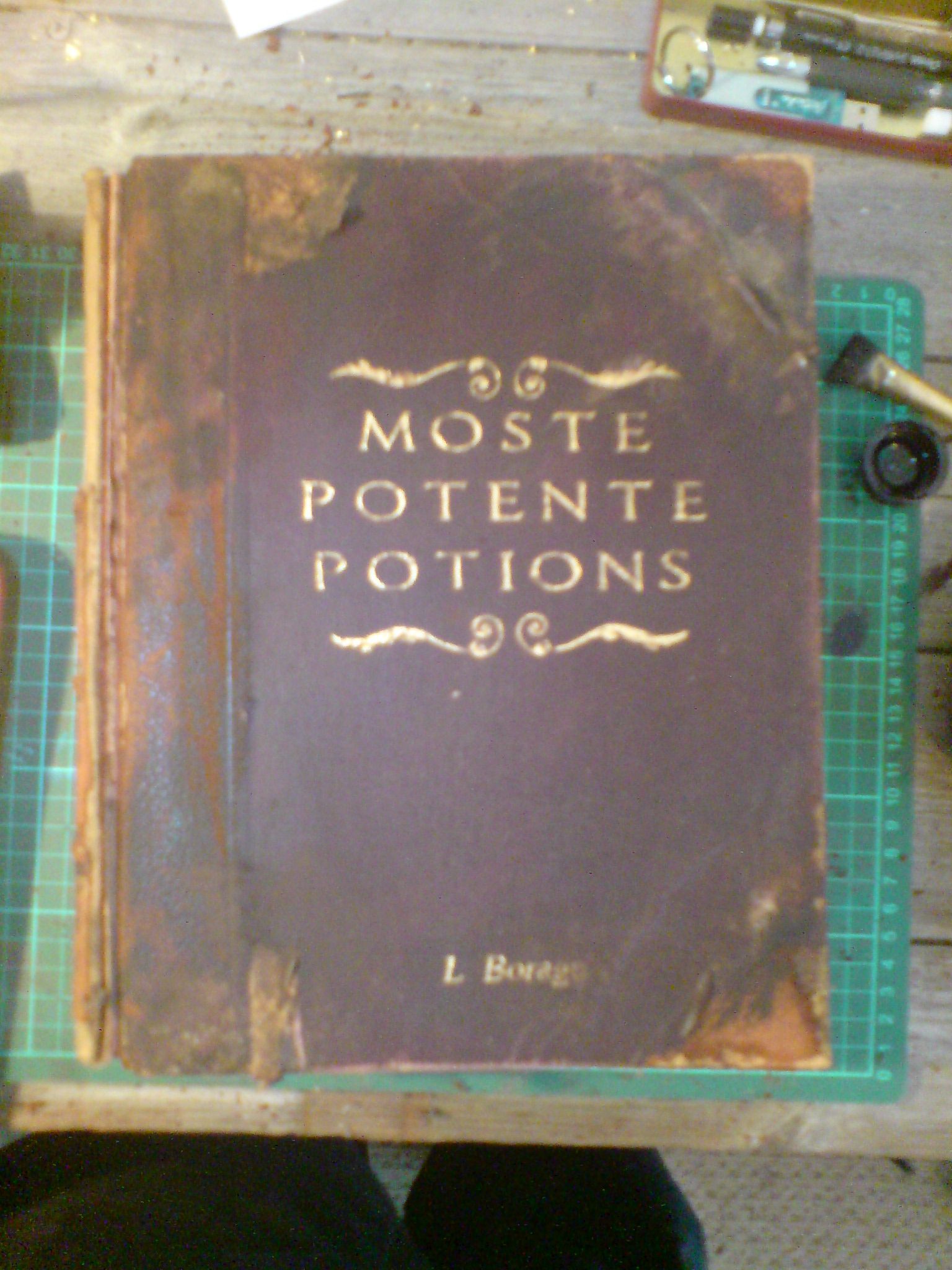 Harry Potter Style Hogwarts Library Spellbooks : 10 Steps (with ...