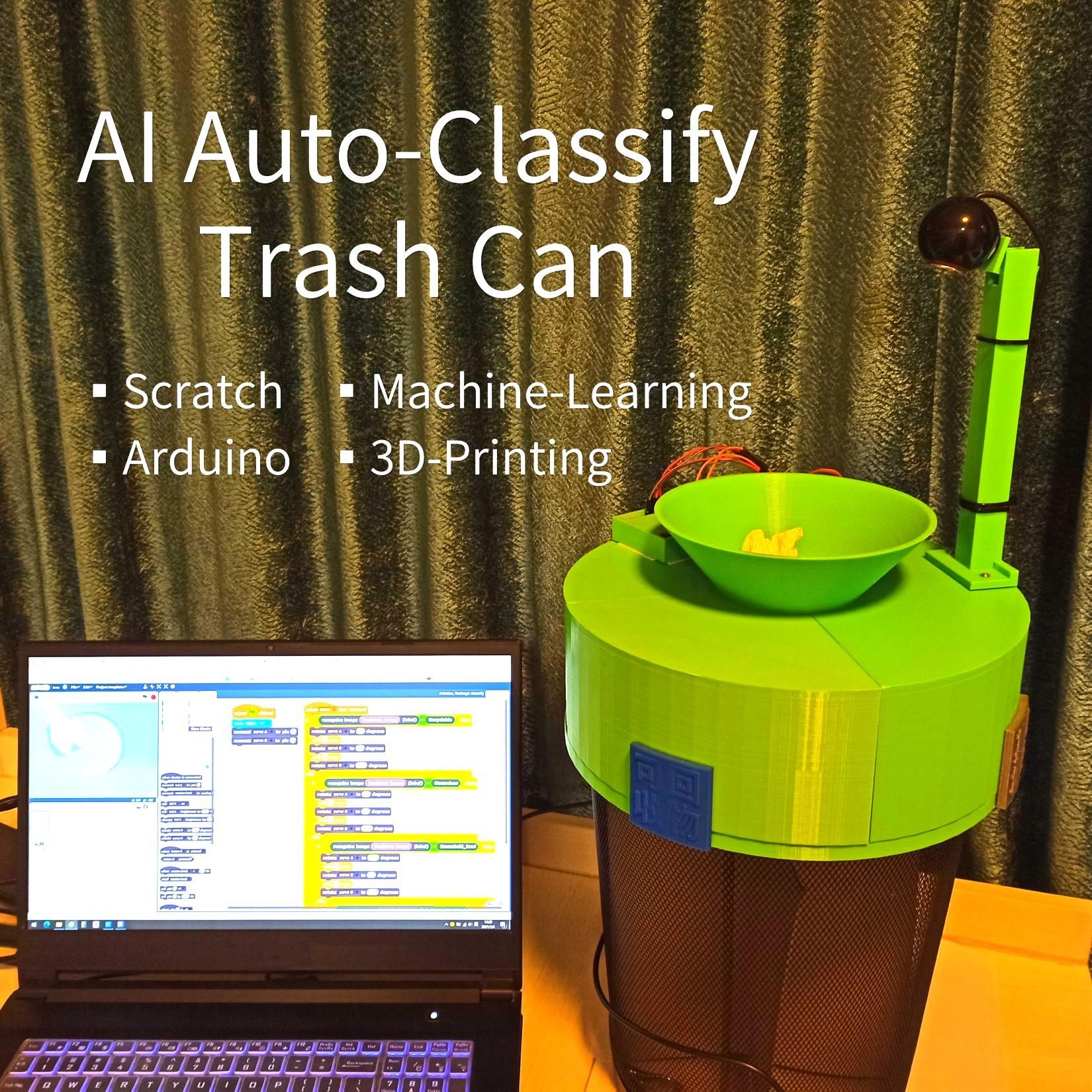 AI Auto-Classify Trash Can : 8 Steps (with Pictures) - Instructables