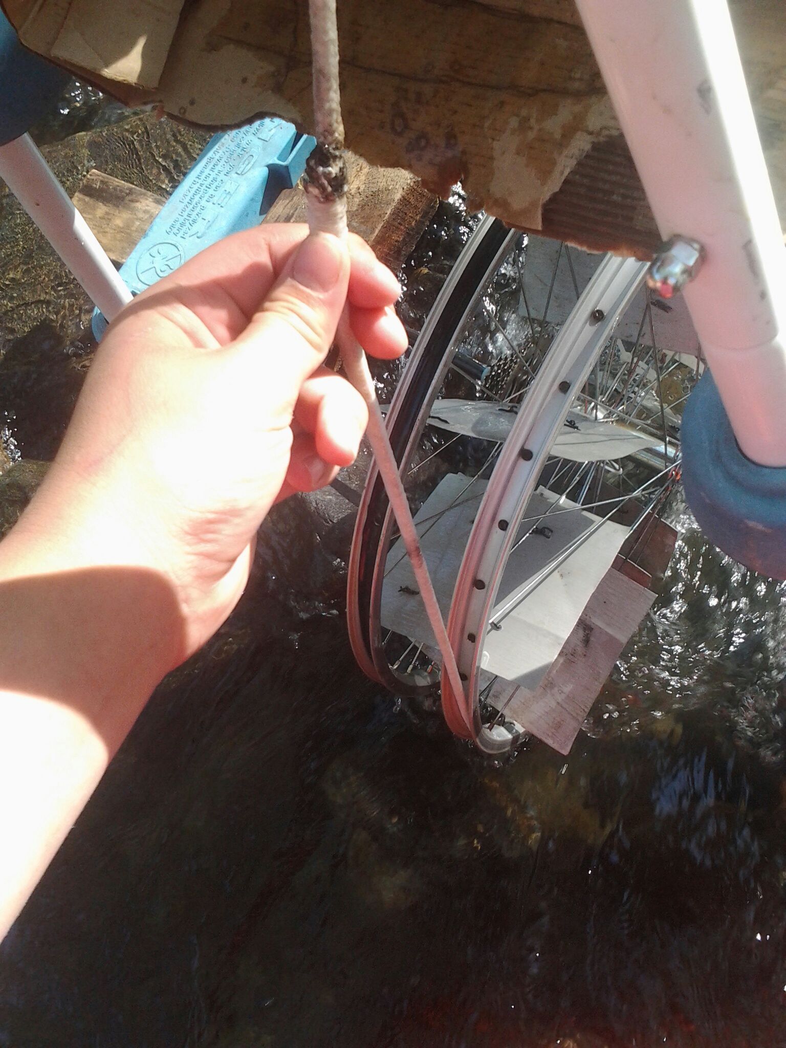 Free Homemade Water Wheel : 4 Steps - Instructables