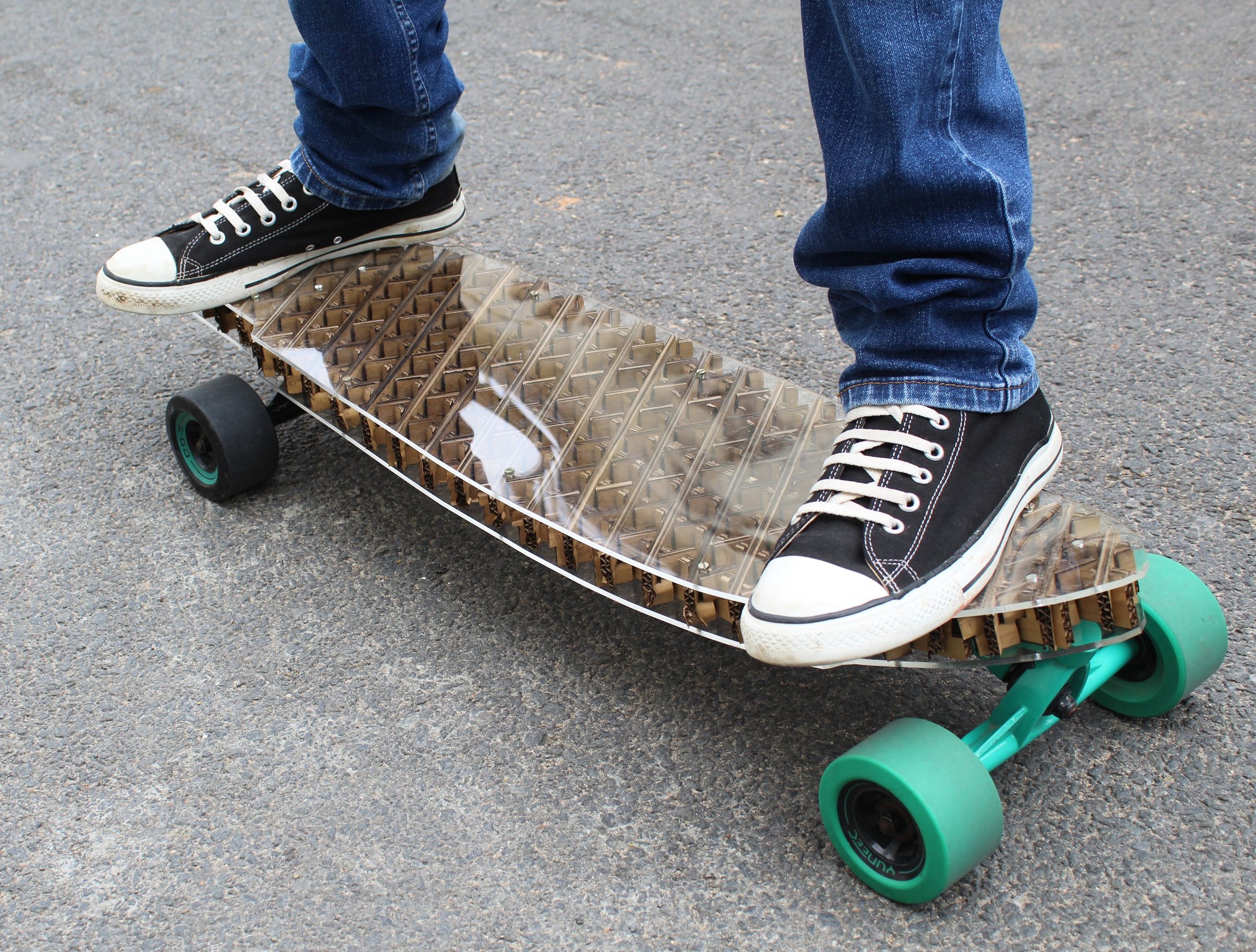 Quarter Iso-grid Cardboard Longboard : 15 Steps (with Pictures ...