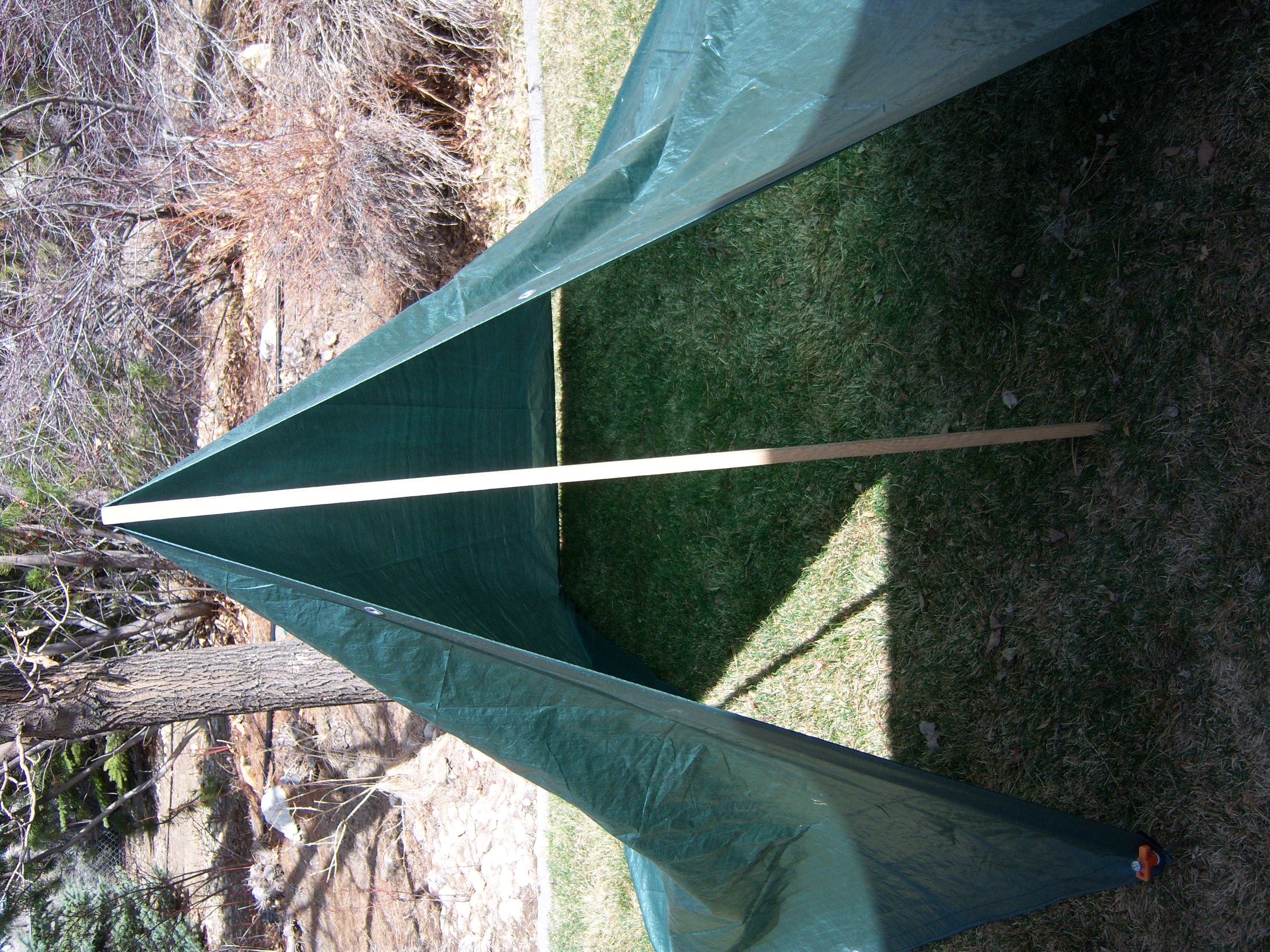 The Ultimate Tarp Survival Shelter/Backpacking Tent : 6 Steps (with ...