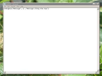 Learn VBS Programming for Pranks, Cool Stuff, Ect. : 6 Steps - Instructables