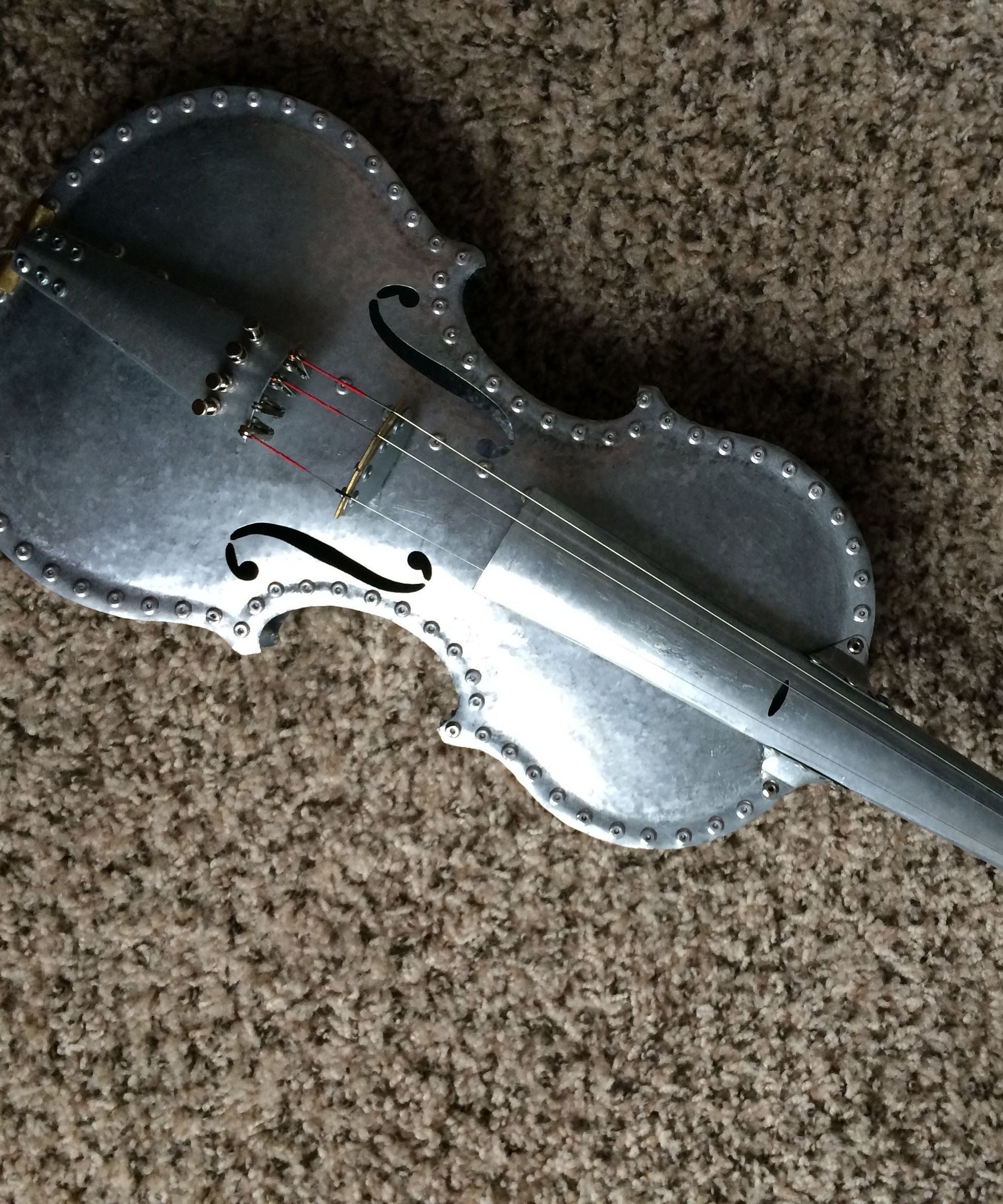 How To: Make a Steel Violin (BODY) : 13 Steps (with Pictures ...