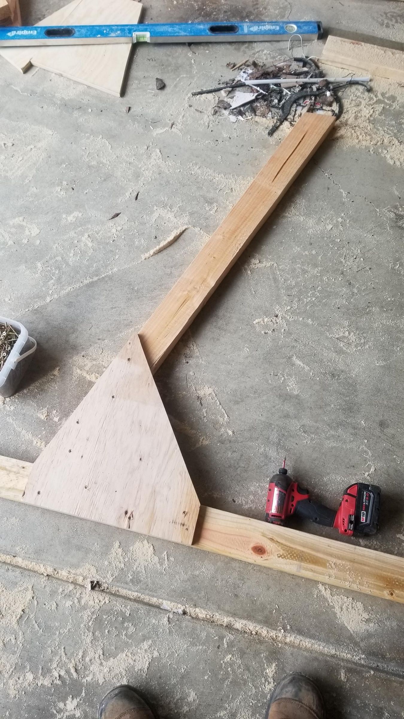 How to Build a Garage Bouldering Wall With Inside Storage Shelves : 13 ...
