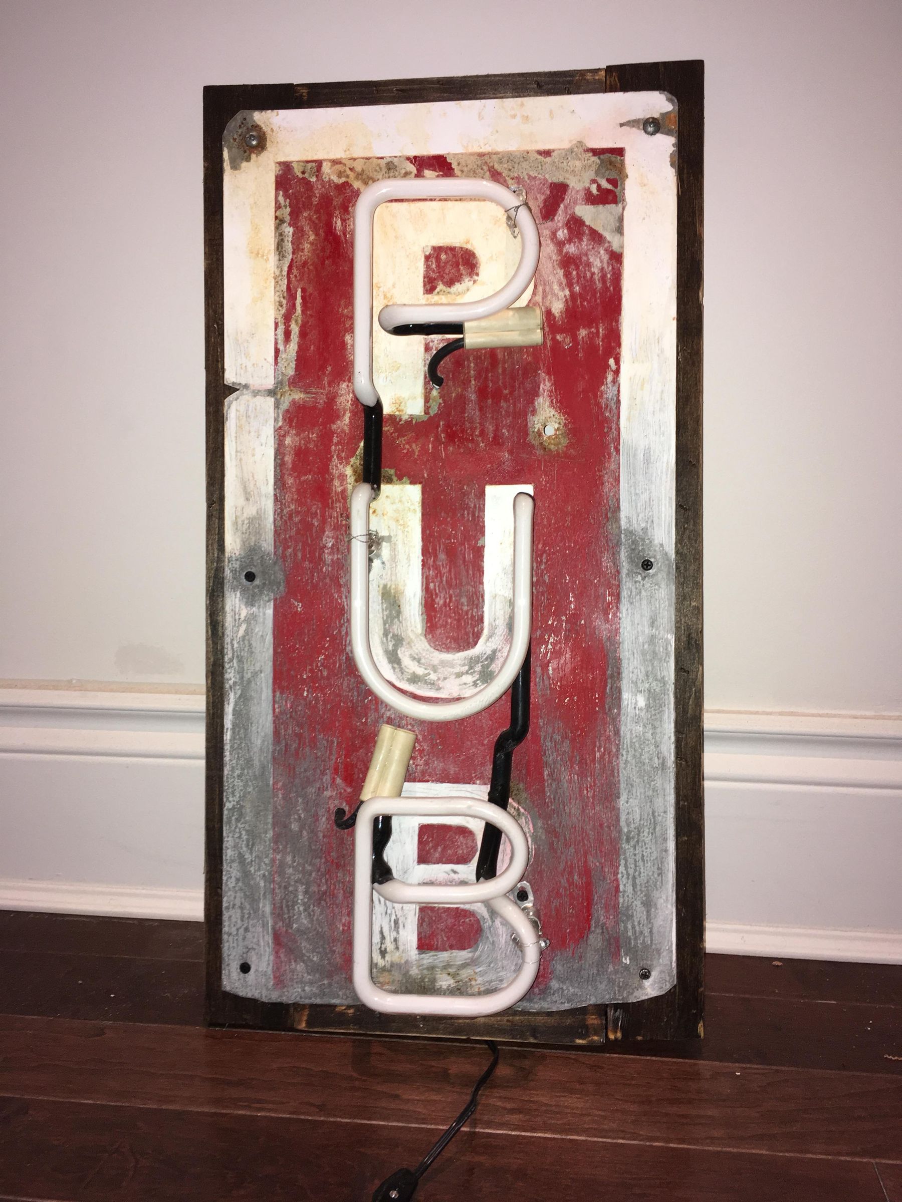 Faux Aged Neon Pub Sign : 5 Steps (with Pictures) - Instructables
