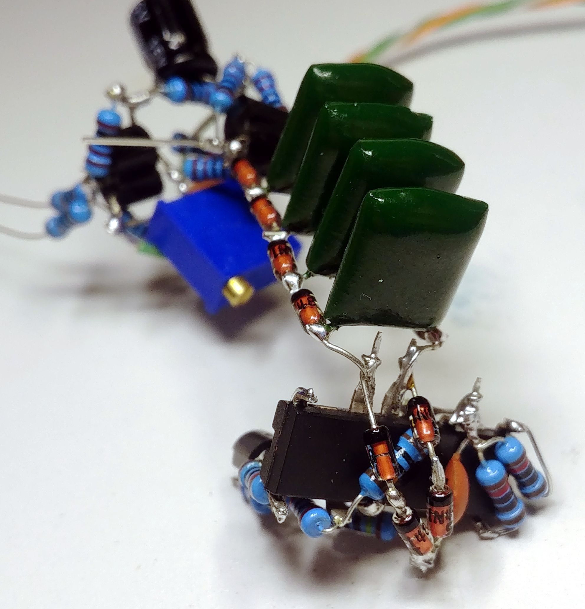 Diode Ladder Vcf With No Pcb 38 Steps Instructables