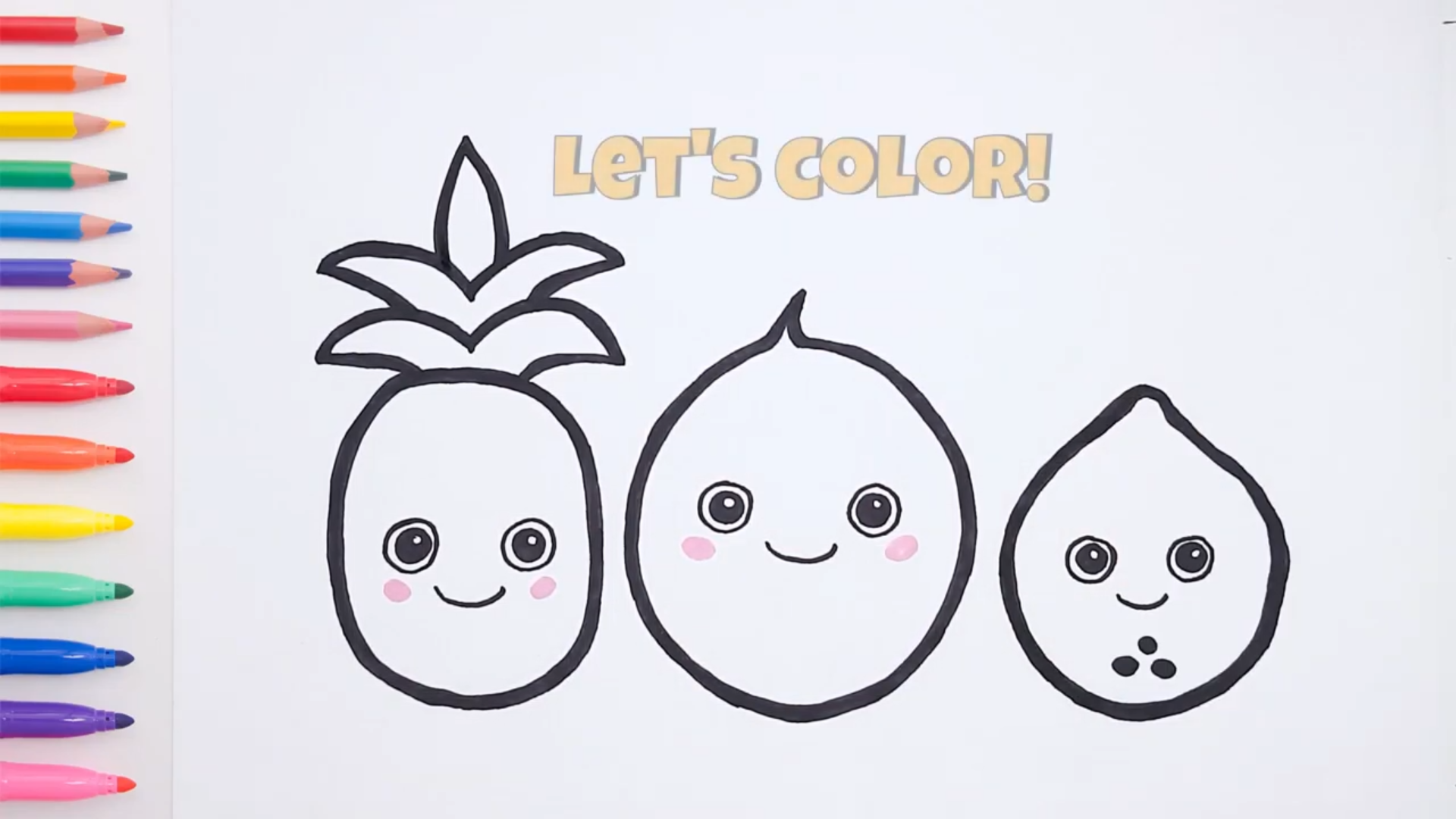 How to Draw Cute Tropical Fruits : 7 Steps (with Pictures) - Instructables
