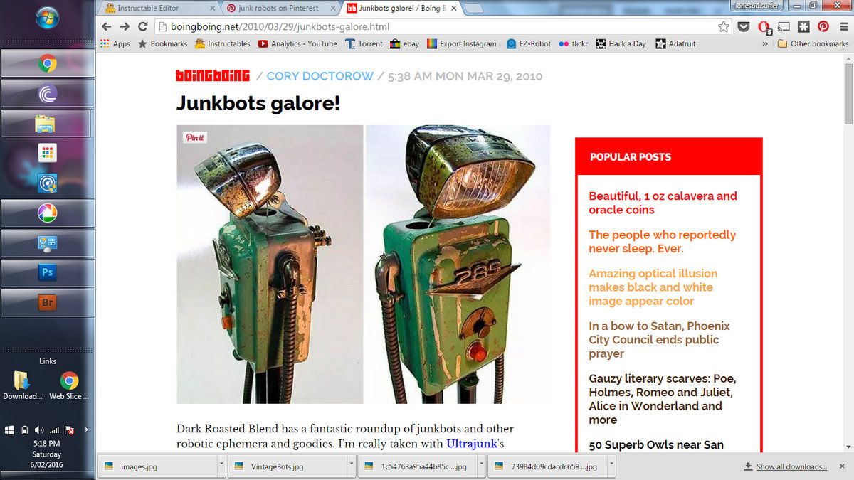 The Art of Making Junkbots : 14 Steps (with Pictures) - Instructables