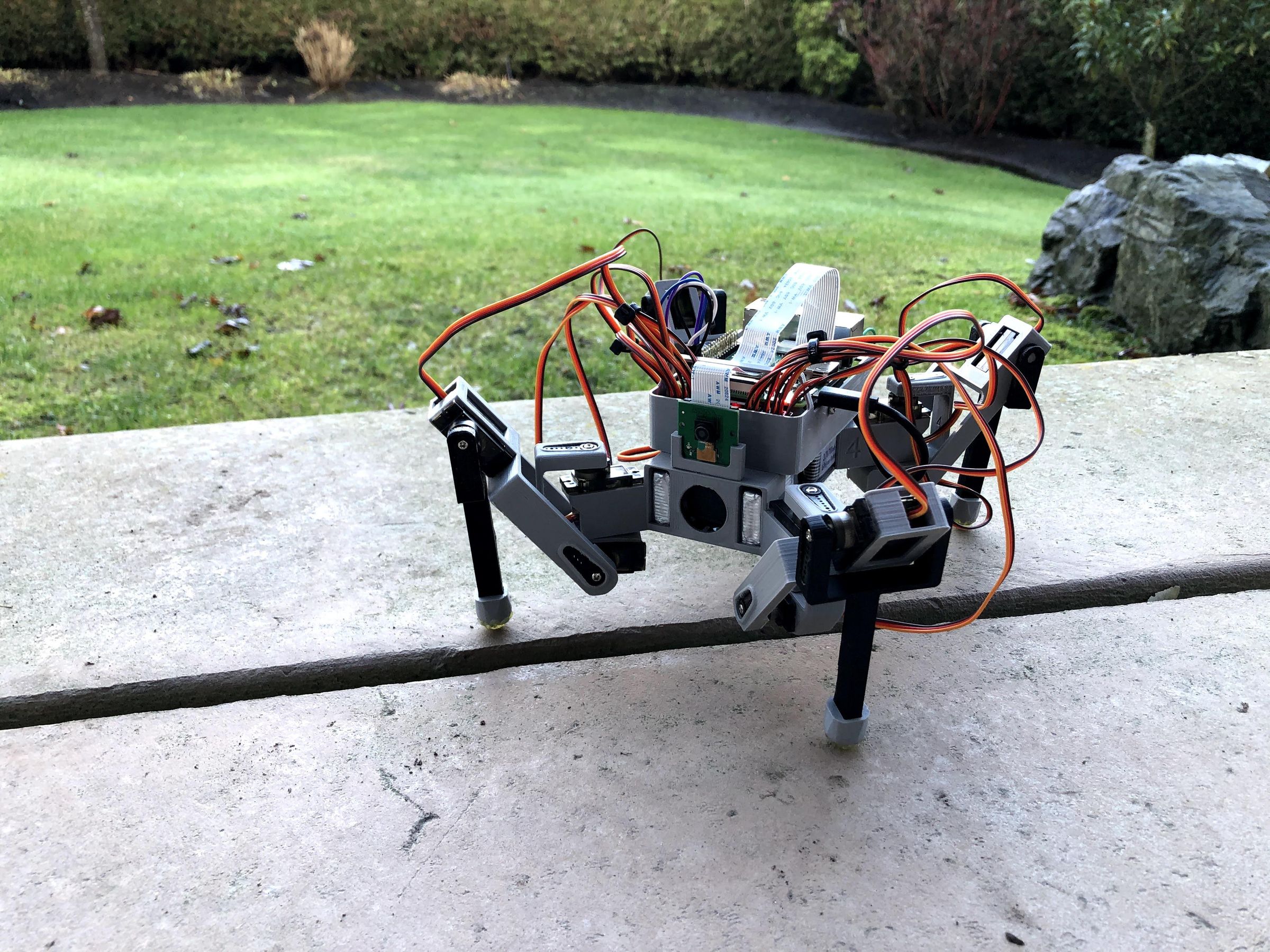 3D Printed Raspberry Pi Spider Robot Platform : 5 Steps (with Pictures ...
