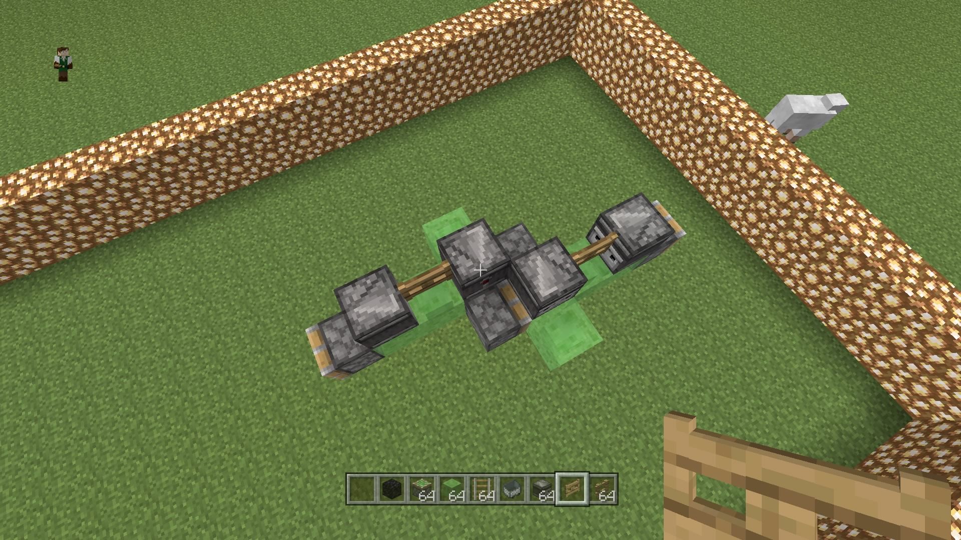 Minecraft SethBling's Simple 2-way Controllable Flying Machine Adapted ...