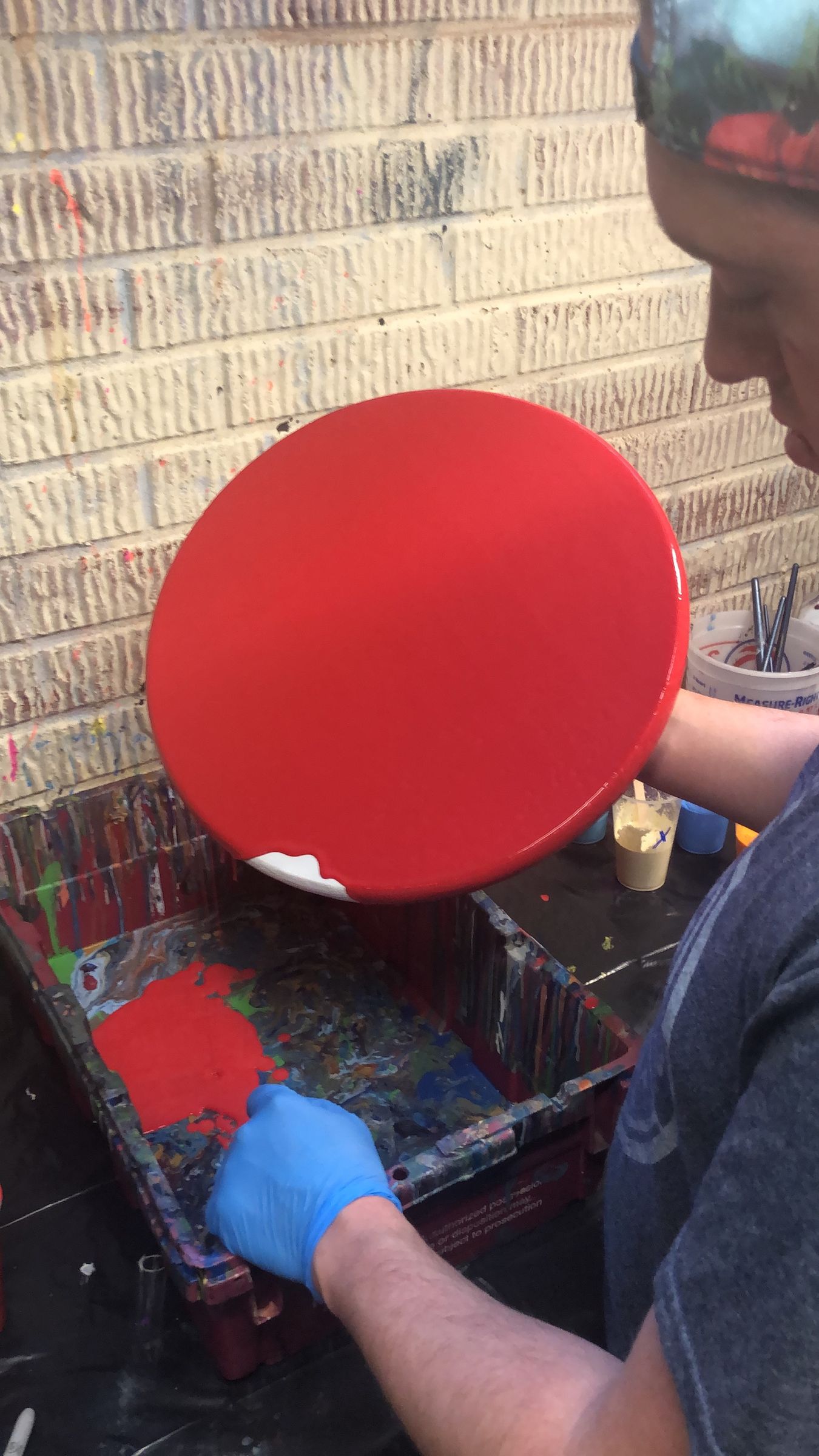 Acrylic Pour Painted Side Table : 5 Steps (with Pictures) - Instructables