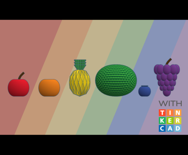 How to Make a Rainbow of Fruit With Tinkercad : 23 Steps (with Pictures ...
