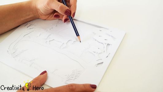 How to Create a 3D Paper Cut Light Box | DIY Project : 12 Steps (with ...