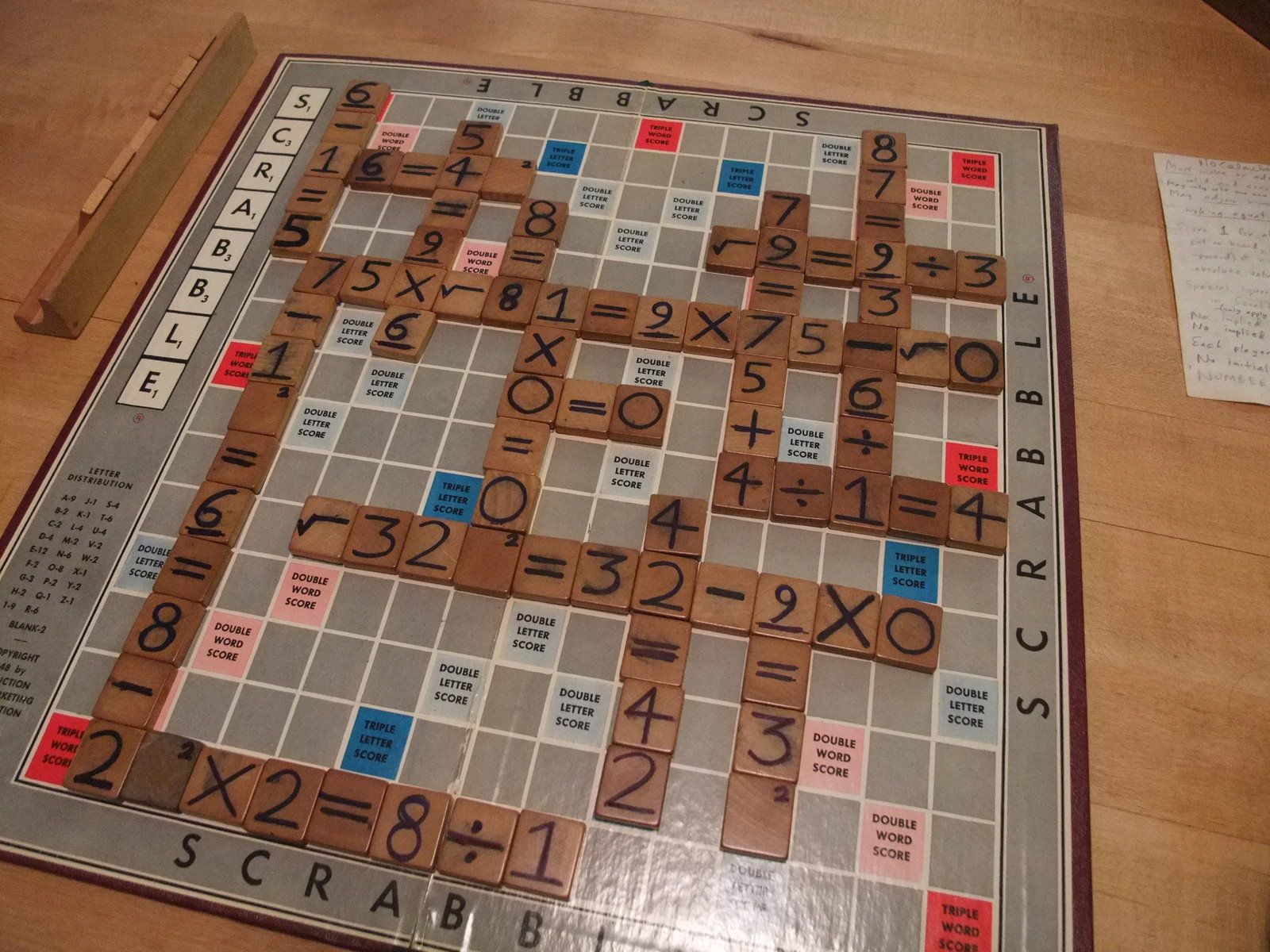 Number Scrabble - the Game (aka: Math Scrabble) : 4 Steps (with ...