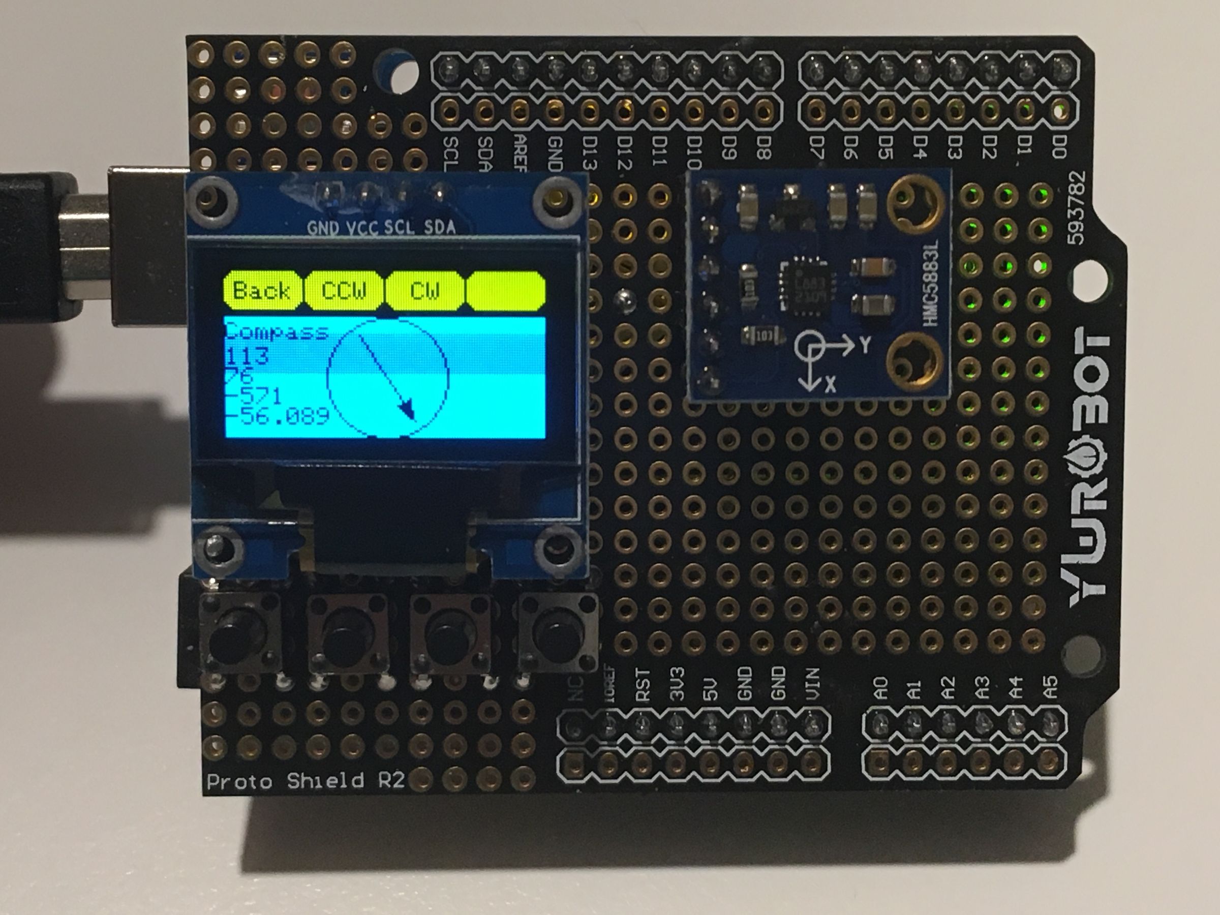 Tutorial to Interface HMC5883L Compass Sensor With Arduino : 10 Steps ...