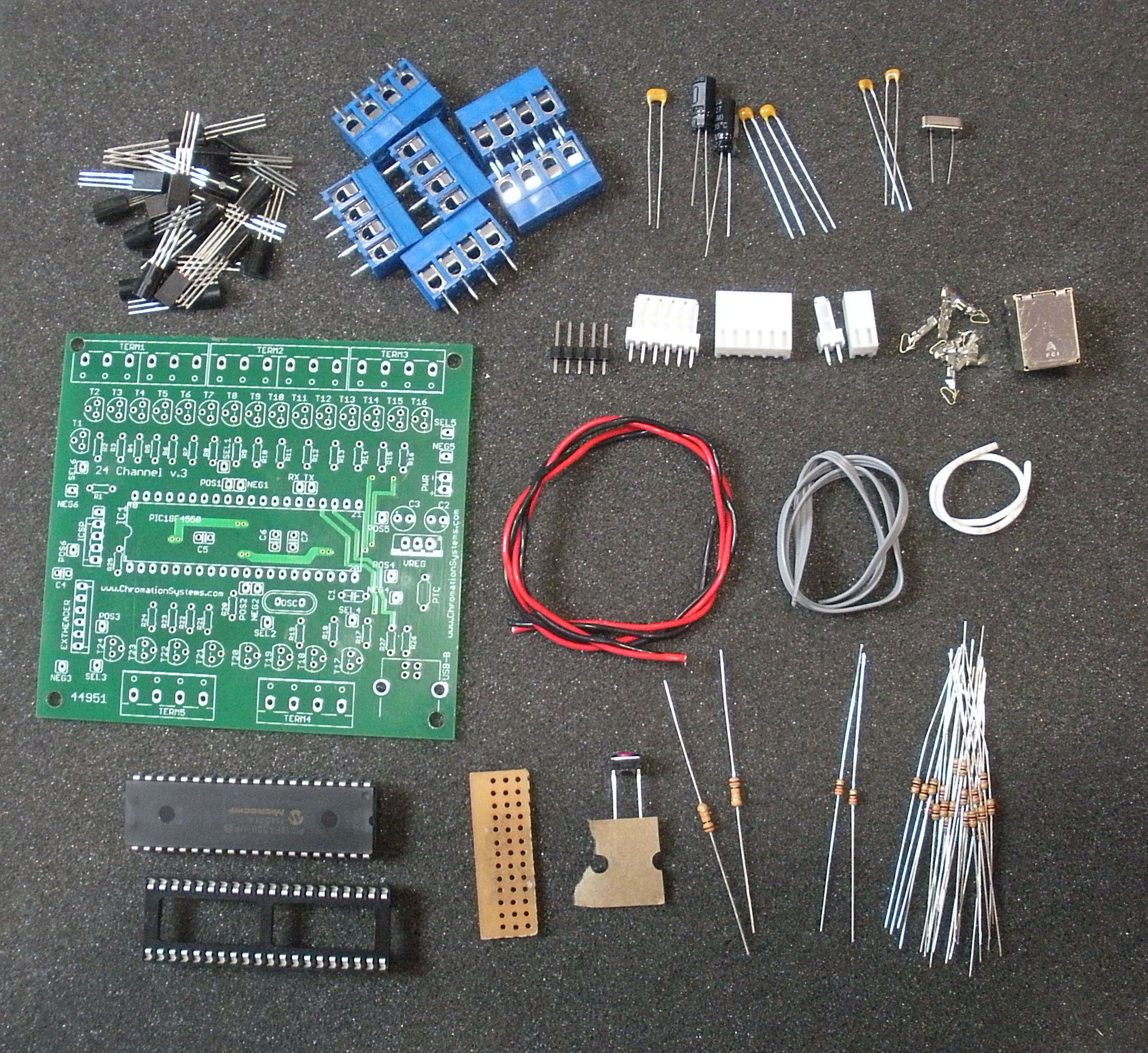 24 Channel USB Connected LED Controller, Upto 1A Per Channel : 12 Steps ...