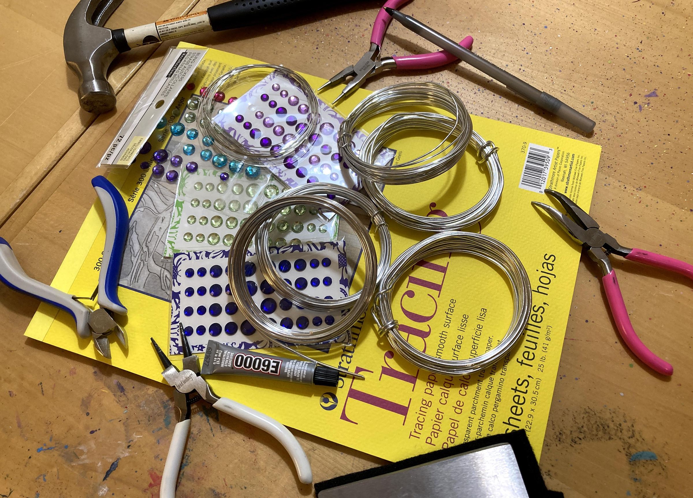 Giant Wire and Gem Butterfly : 7 Steps (with Pictures) - Instructables